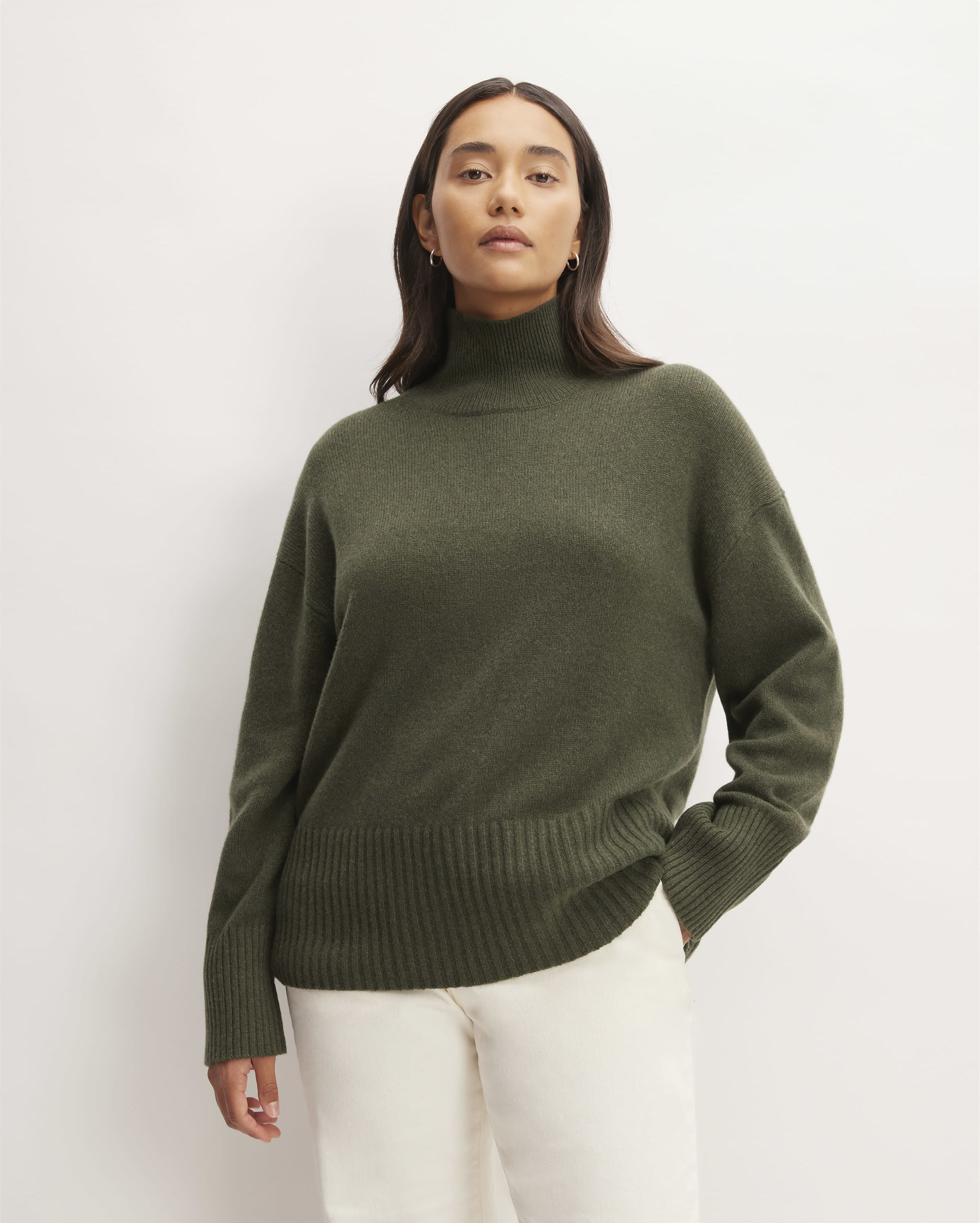Image of The Cashmere Oversized Turtleneck