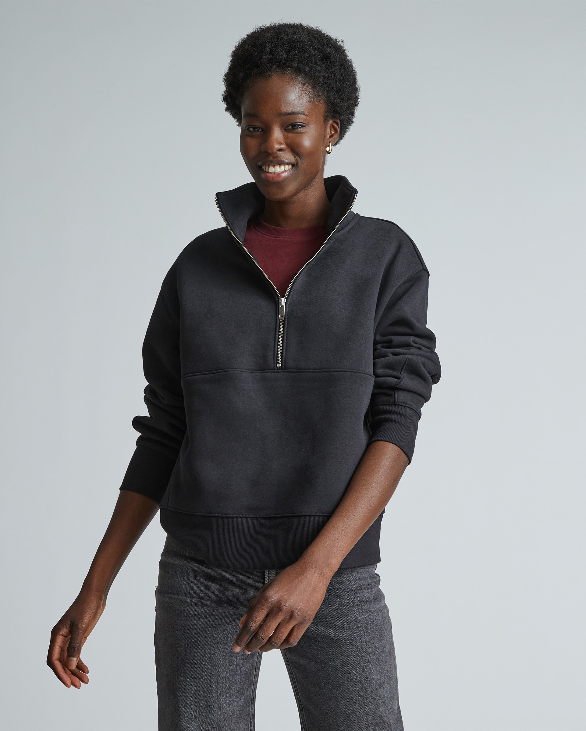 Image of The ReTrack Half-Zip Sweatshirt