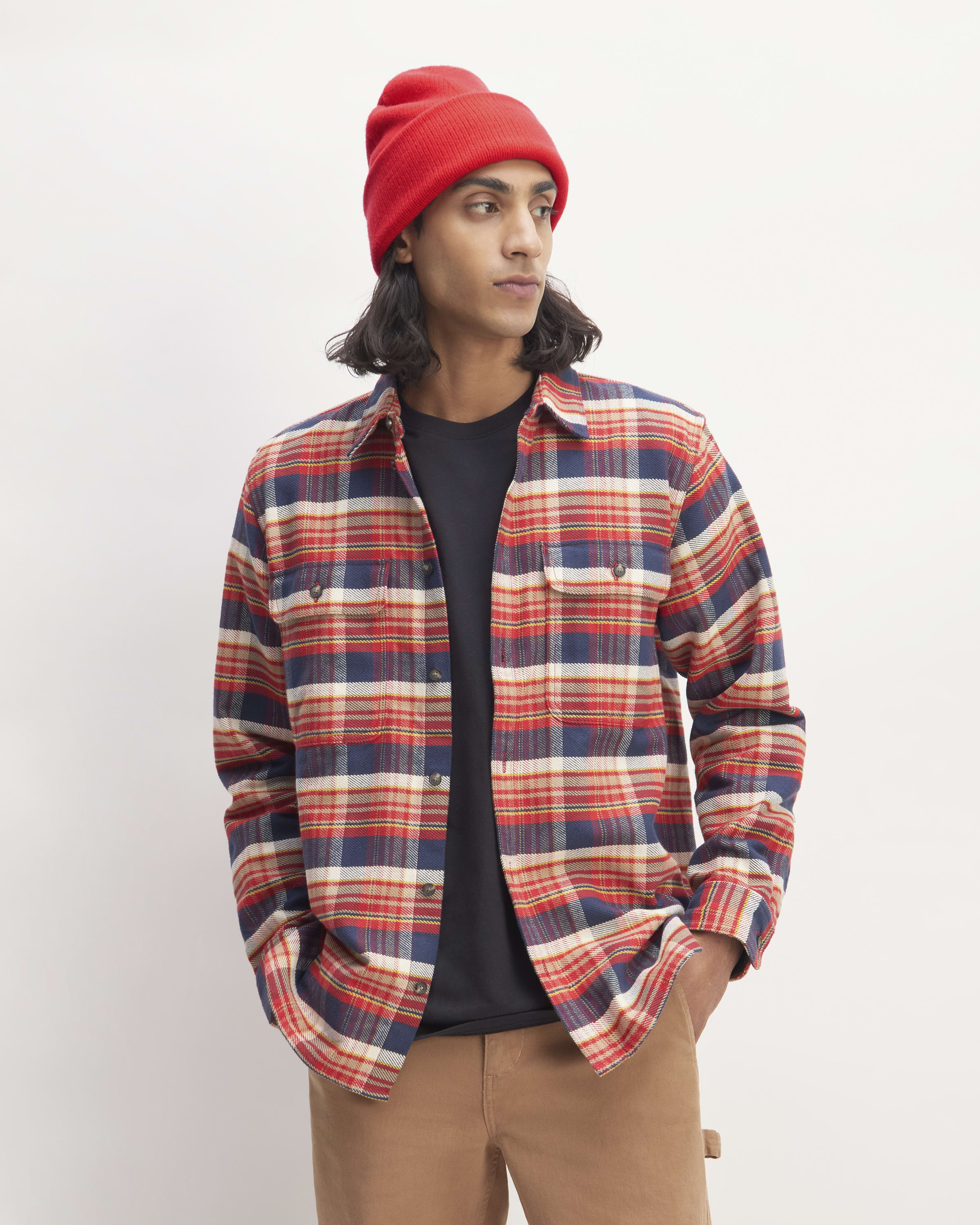 The Good Merino Wool Beanie Classic Red – Everlane