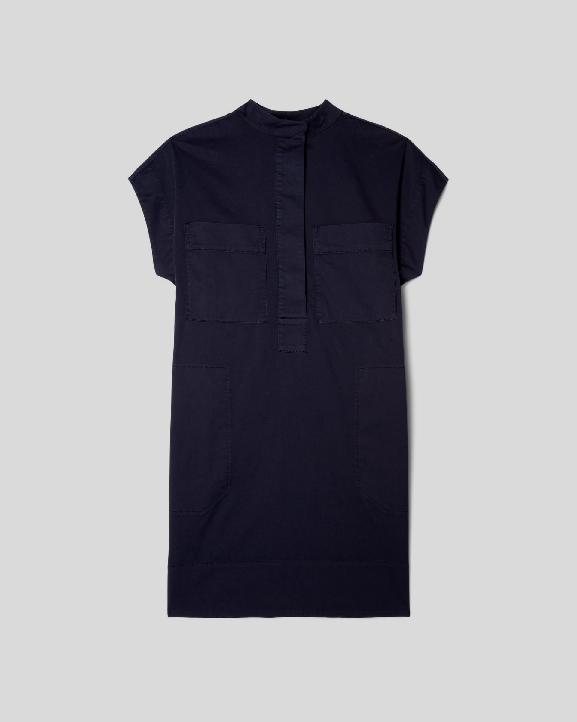 The Easy Workwear Dress Navy – Everlane