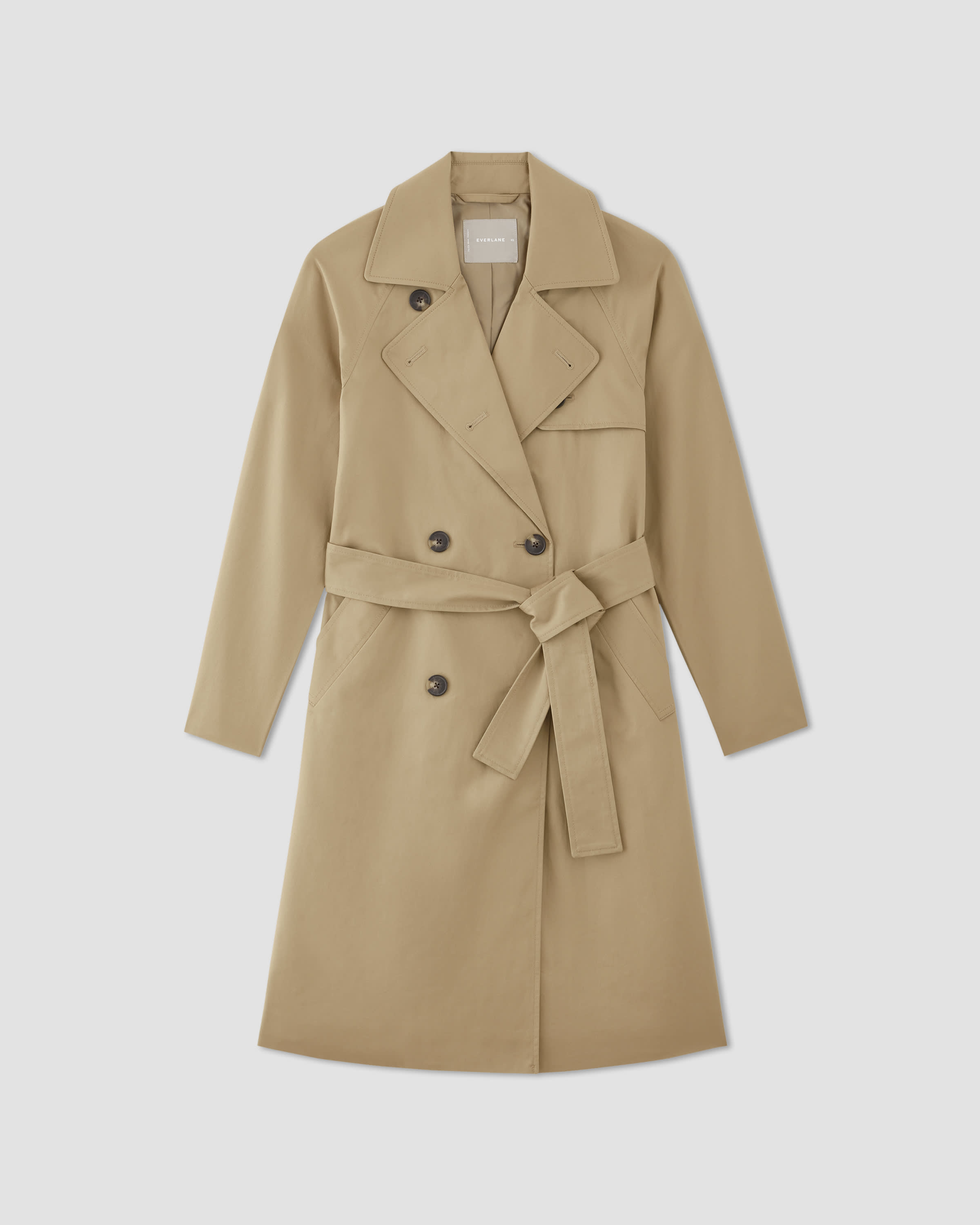 The Cotton Modern Trench Coat Cornstalk – Everlane