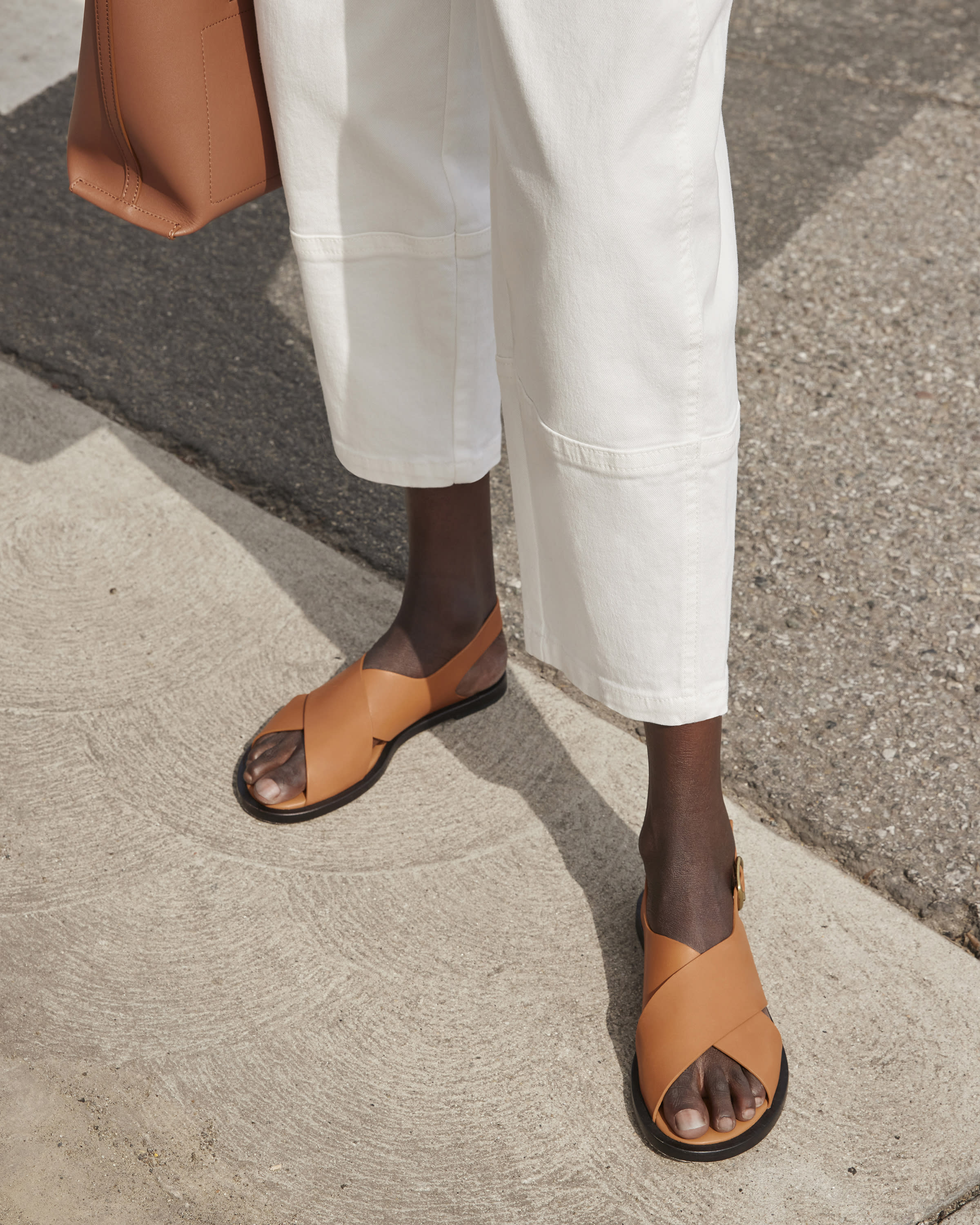 The City Crossover Sandal Desert Tan – Everlane