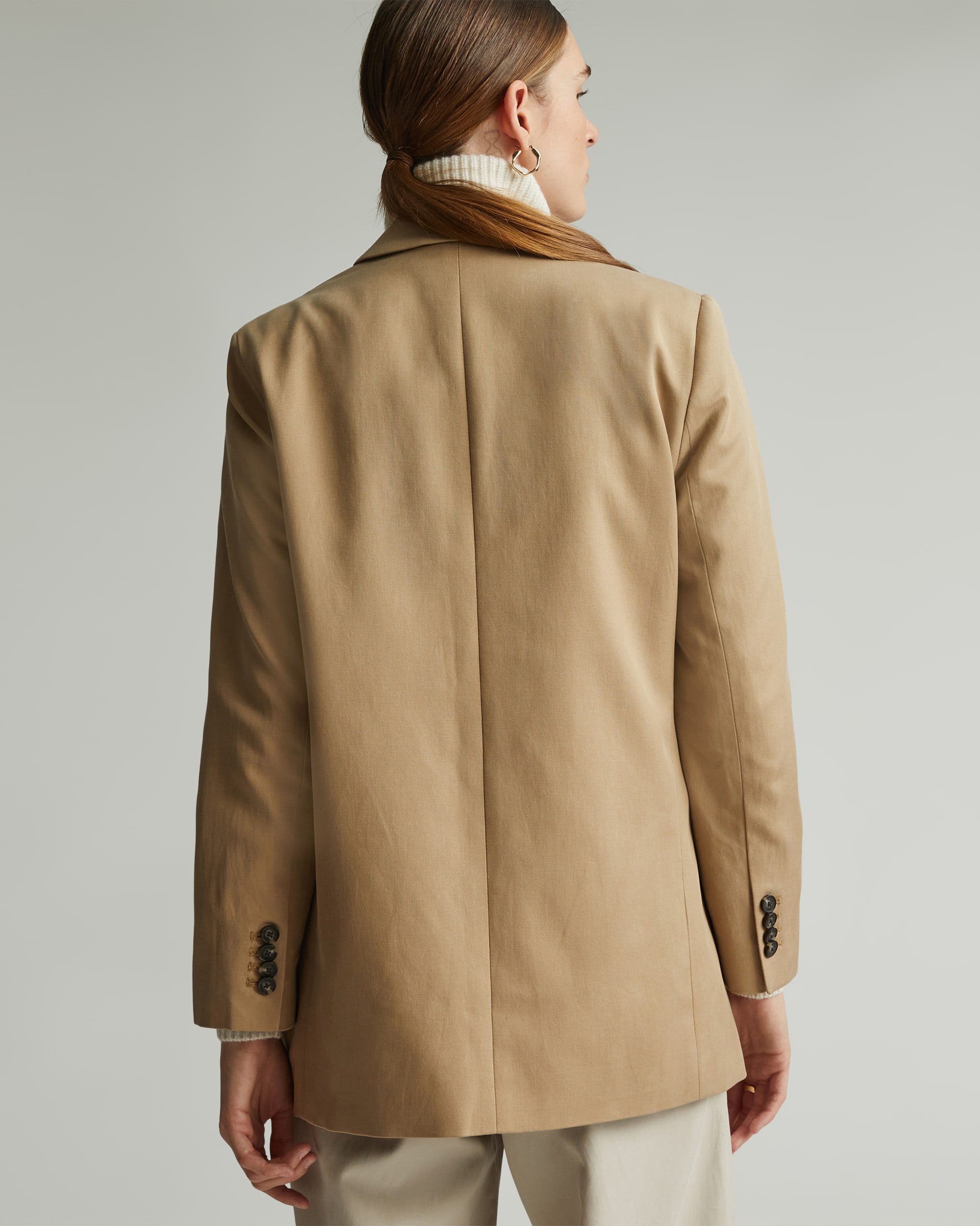 The TENCEL™ Oversized Blazer Ash Brown – Everlane