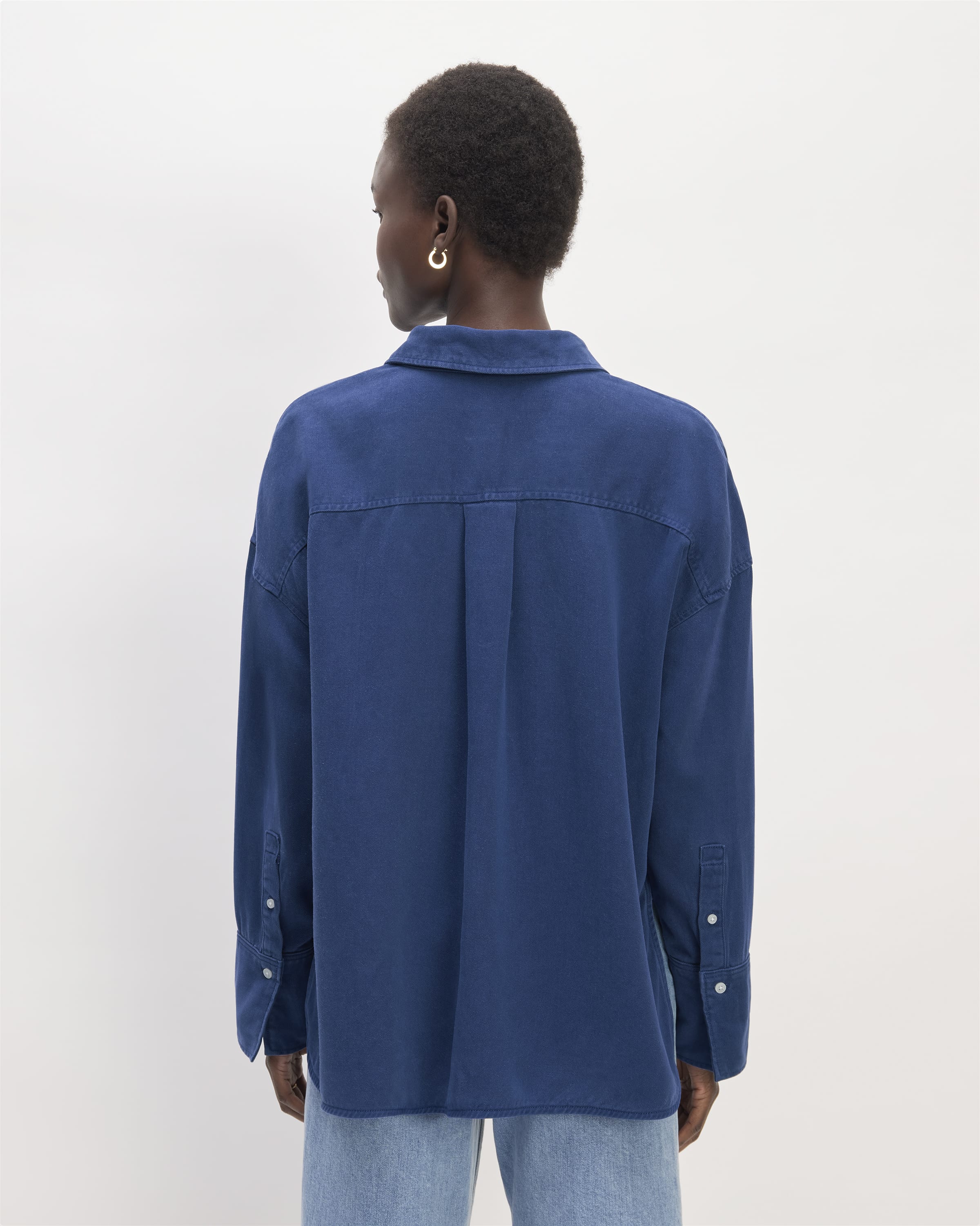 The TENCEL™ Boxy Shirt Bellwether Blue – Everlane