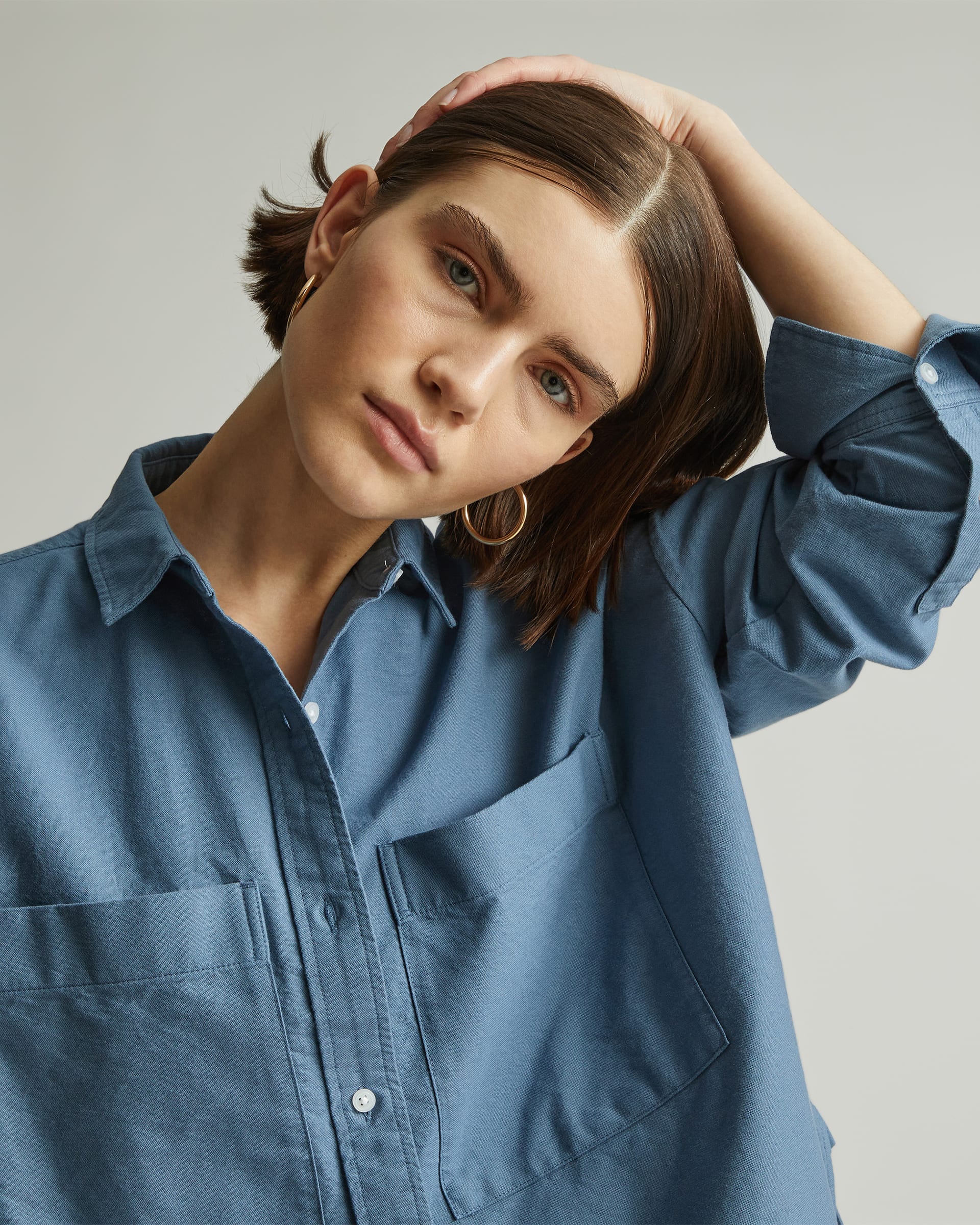 The Boxy Oxford Bluefin – Everlane