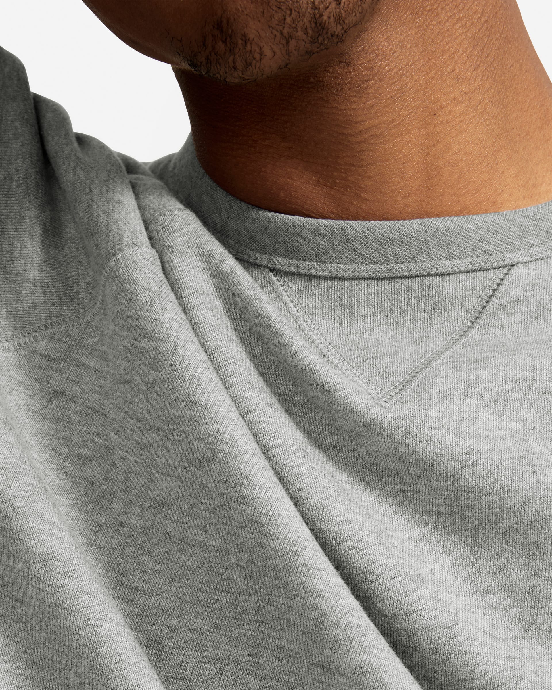 The Unisex French Terry Crew Heathered Grey – Everlane