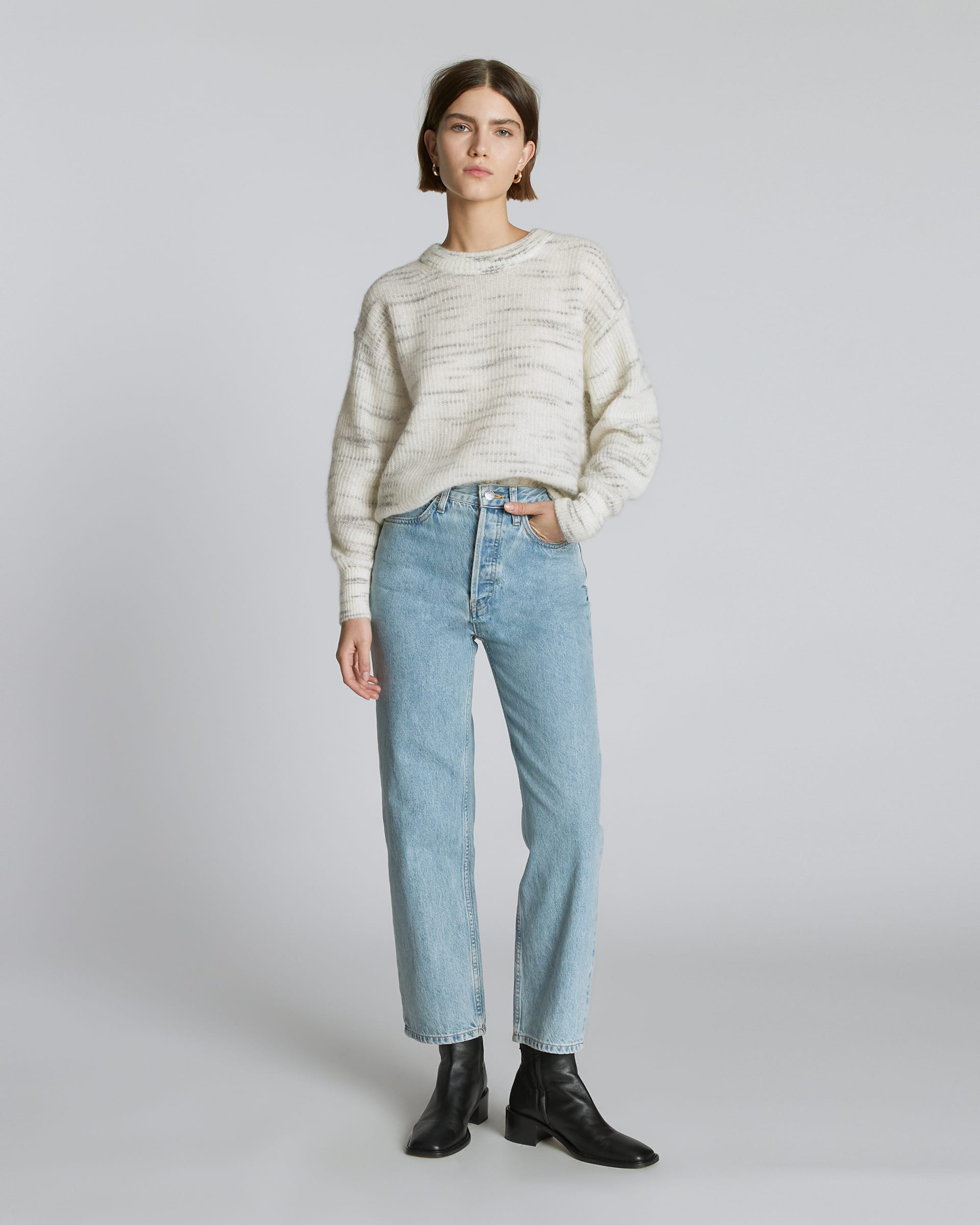 The Alpaca Crew Light Grey Heather – Everlane