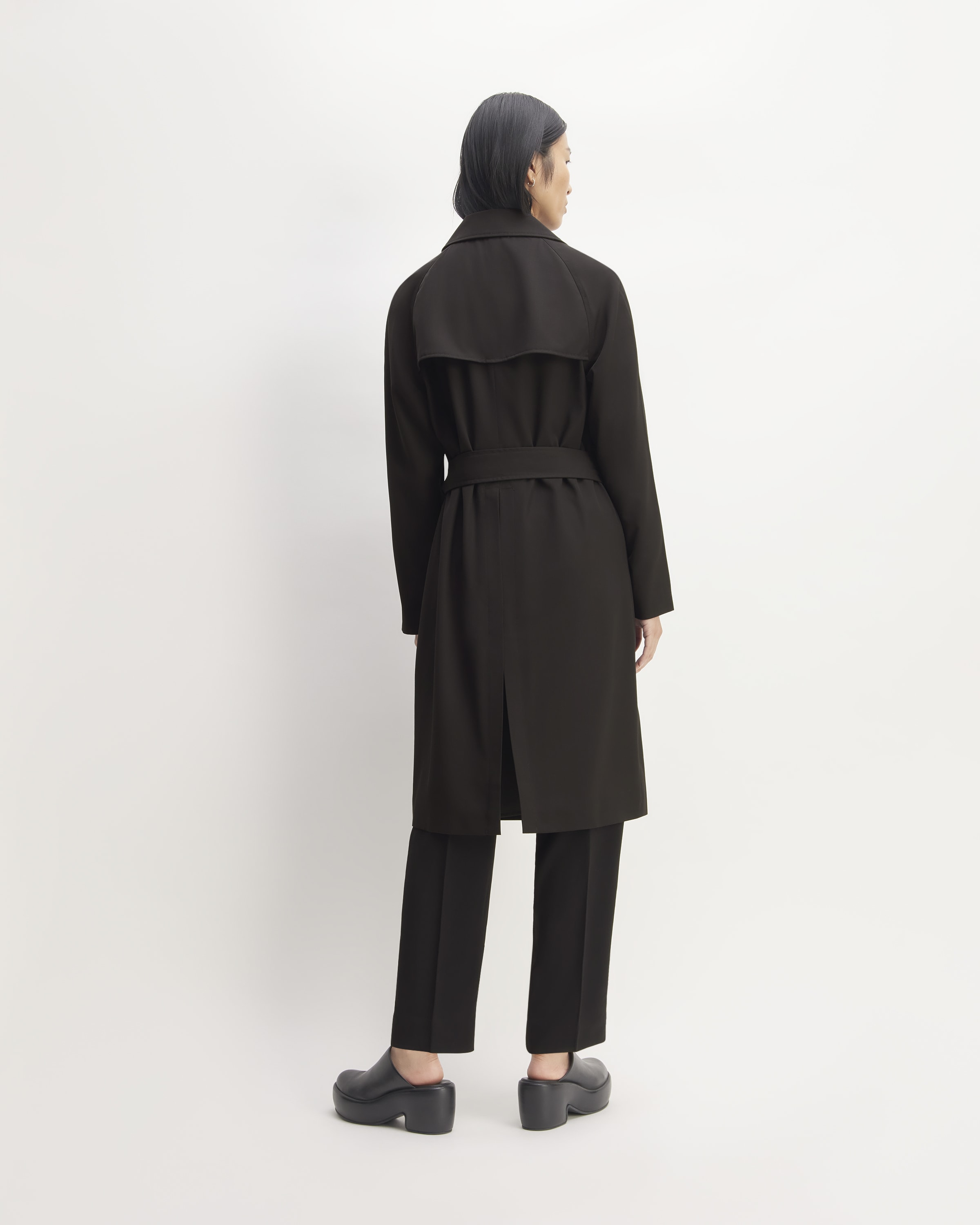 The Italian Wool Modern Trench Black – Everlane