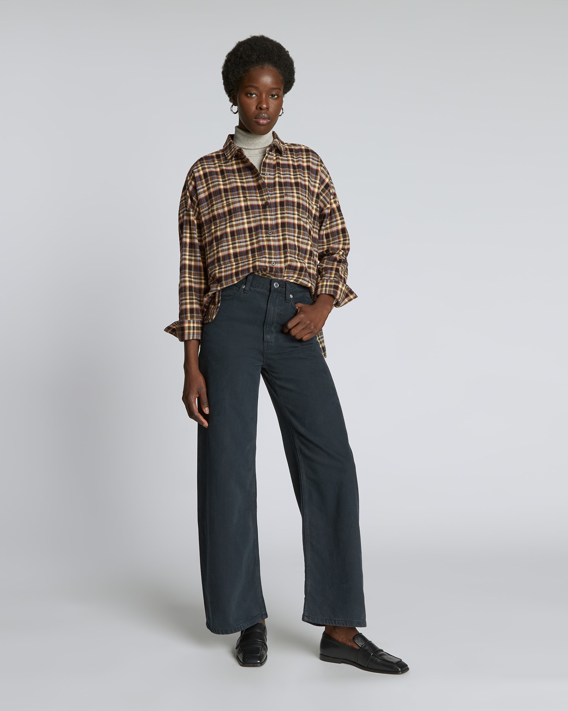 The Boxy Flannel Multi Plaid – Everlane