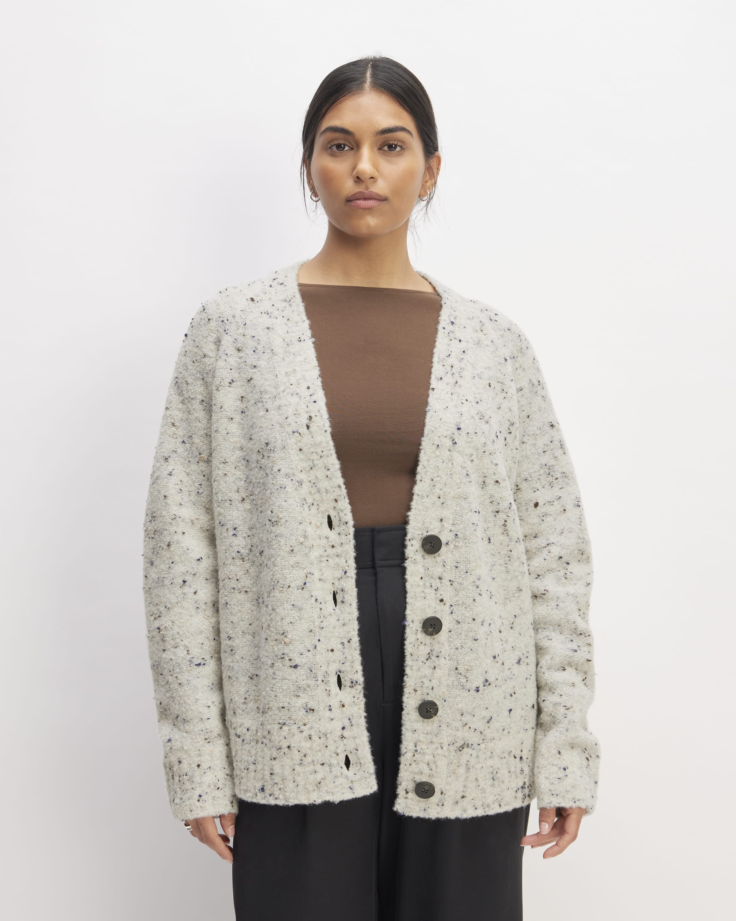 The Confetti Cardigan Bone Multi – Everlane