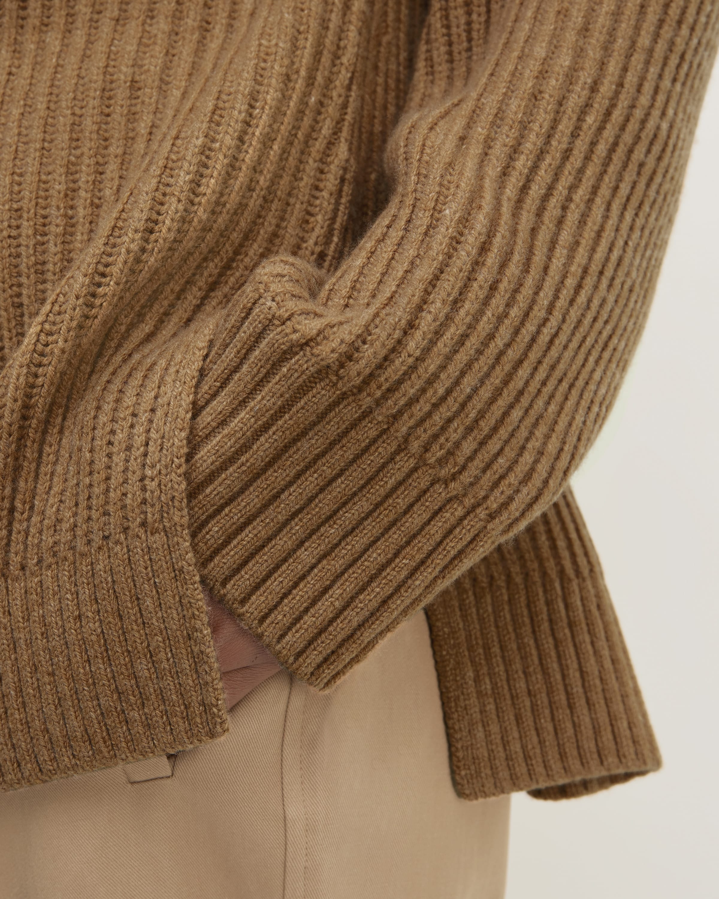 The Felted Merino Oversized Crewneck Deep Camel – Everlane