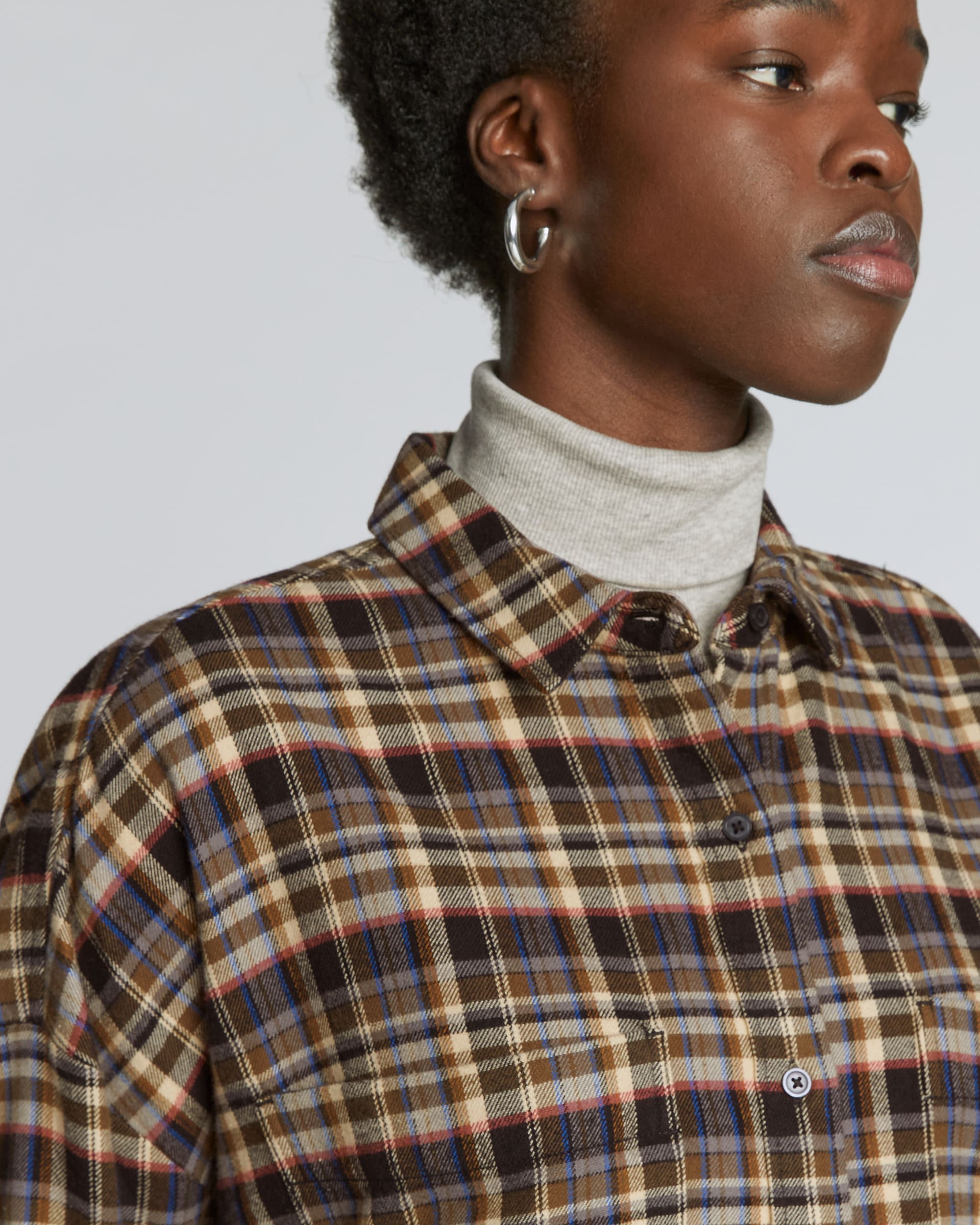 The Boxy Flannel Multi Plaid – Everlane
