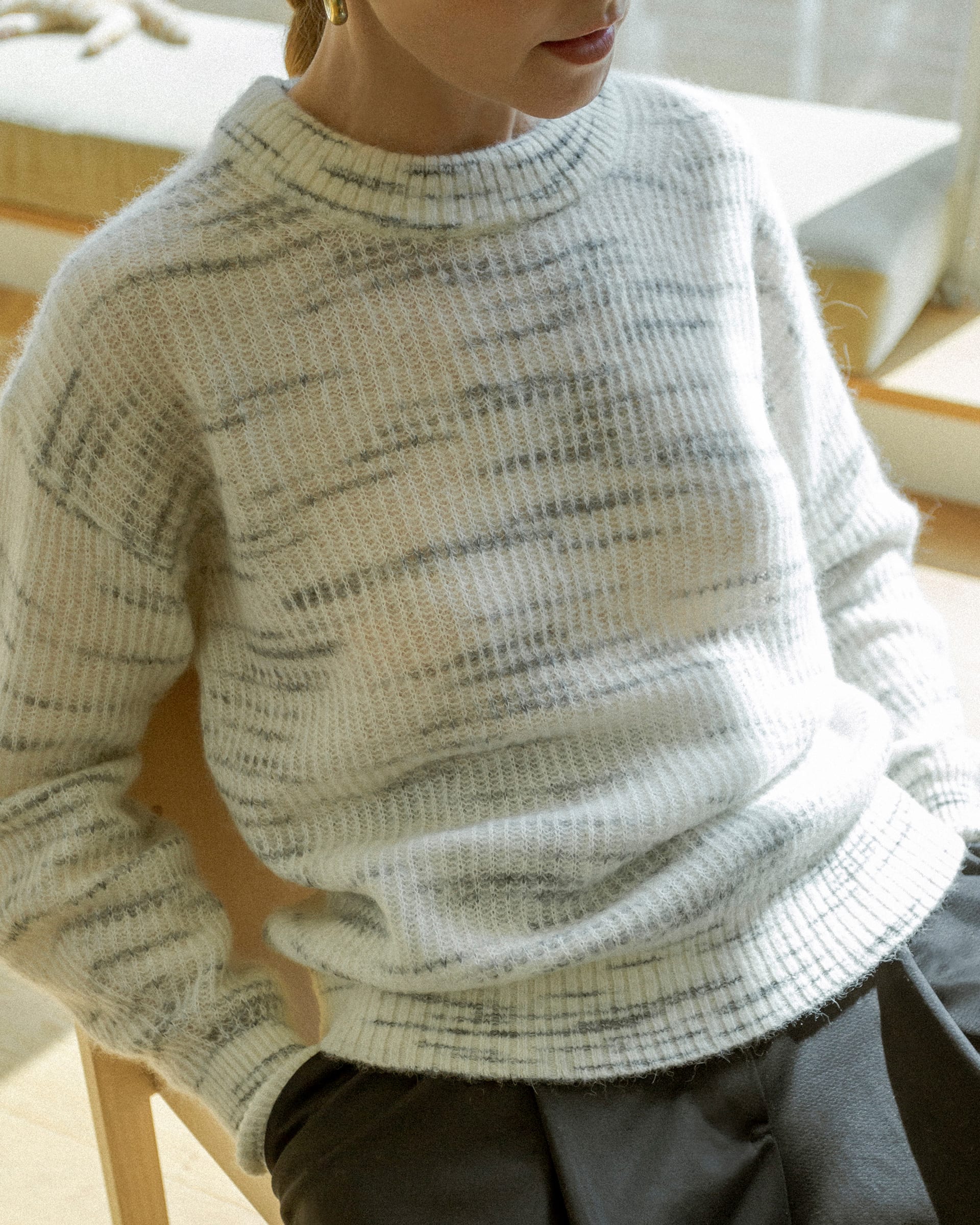 The Alpaca Crew Light Grey Heather – Everlane