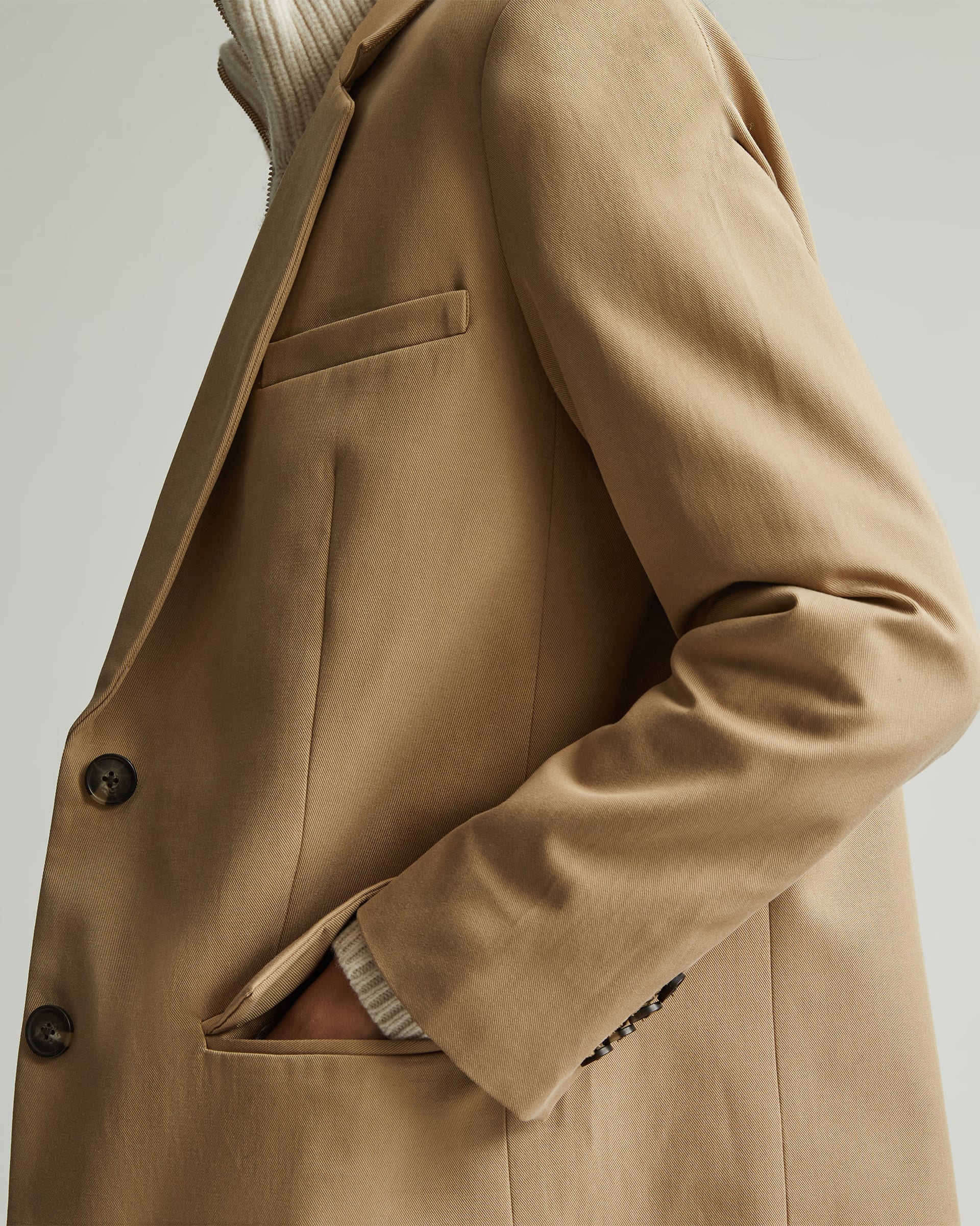 The TENCEL™ Oversized Blazer Ash Brown – Everlane