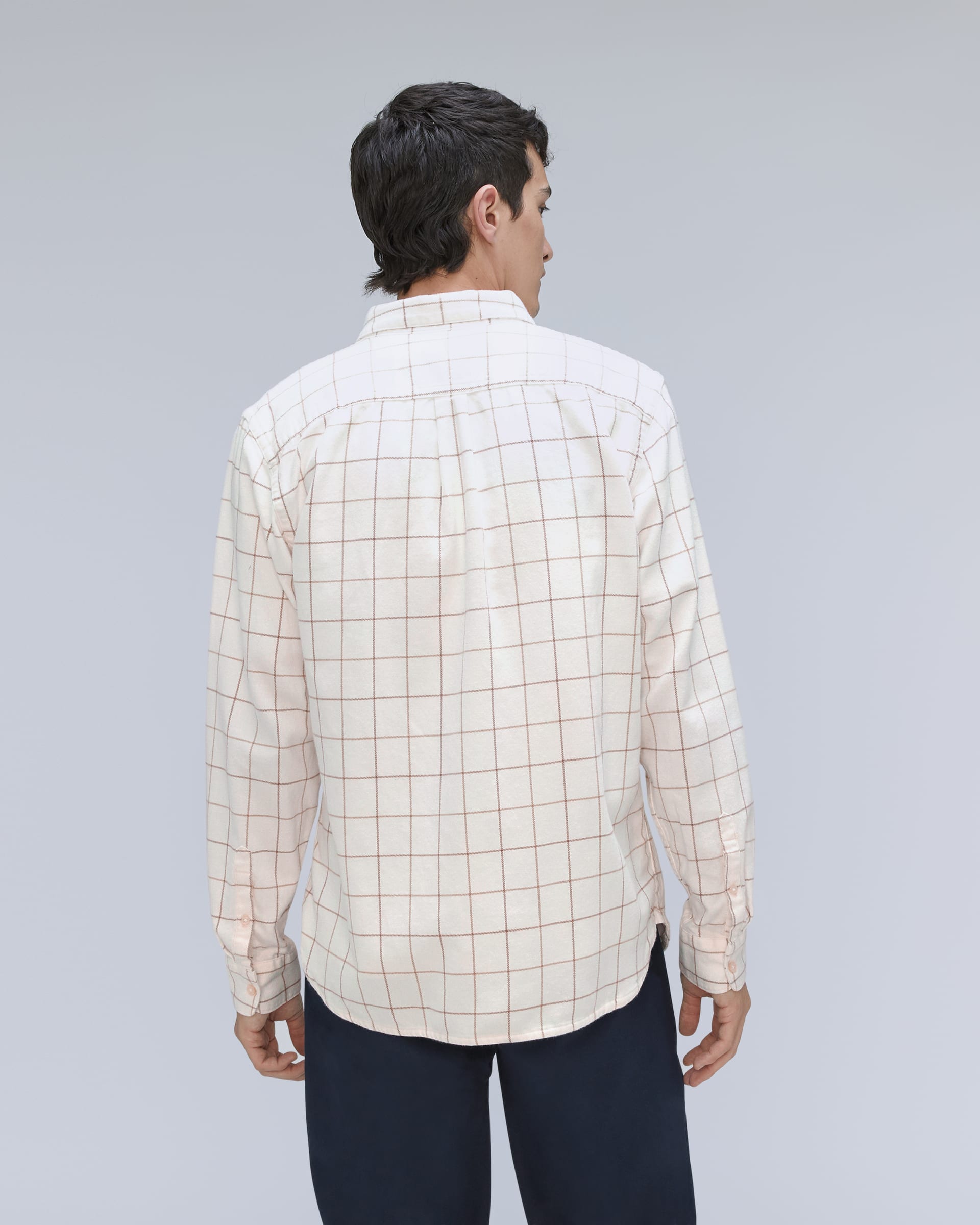 The Brushed Flannel Shirt Canvas Tan Plaid – Everlane