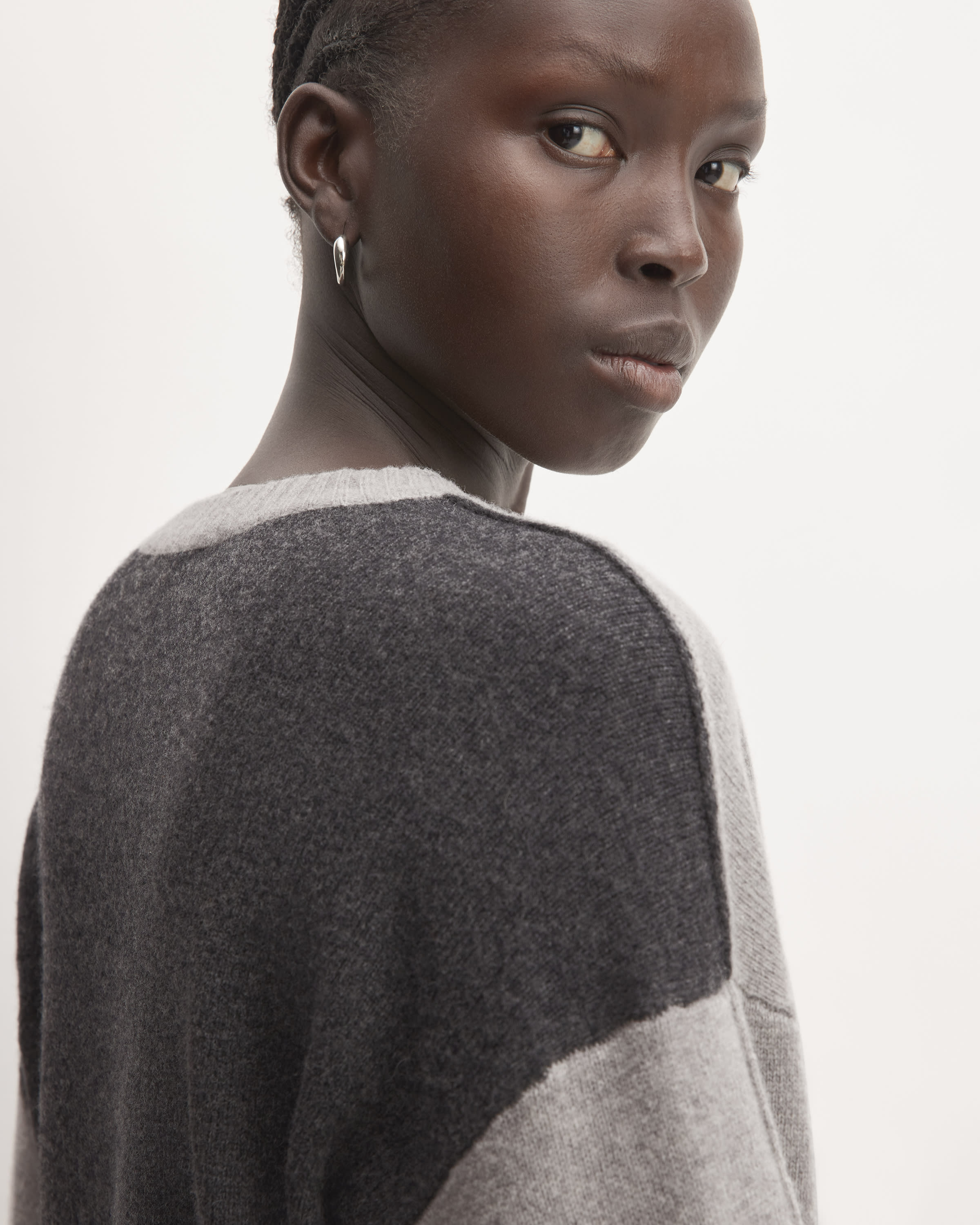 The Good Merino Wool Crewneck Sweater Hare Grey / Graphite – Everlane