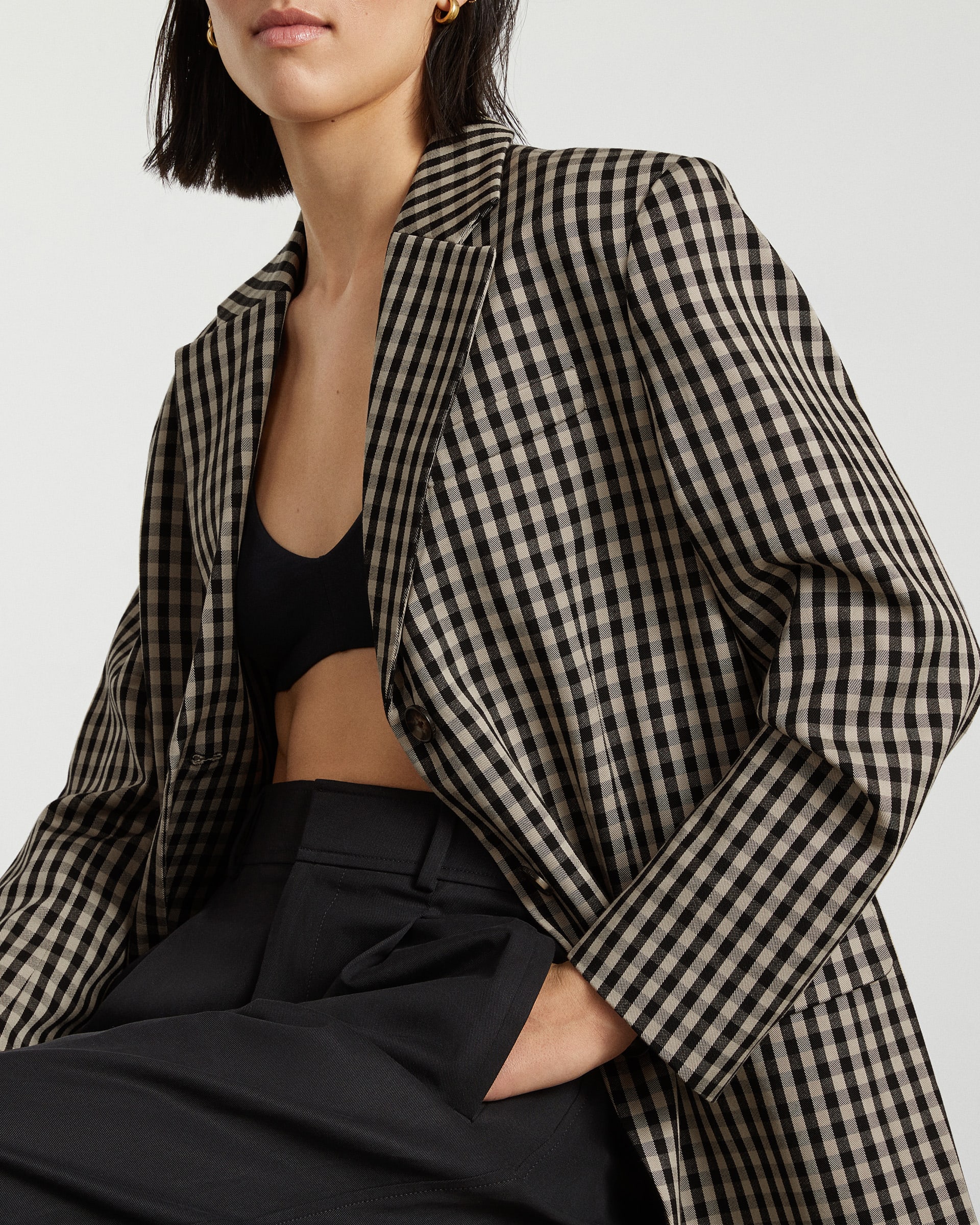 The ’80s Blazer Khaki / Black – Everlane