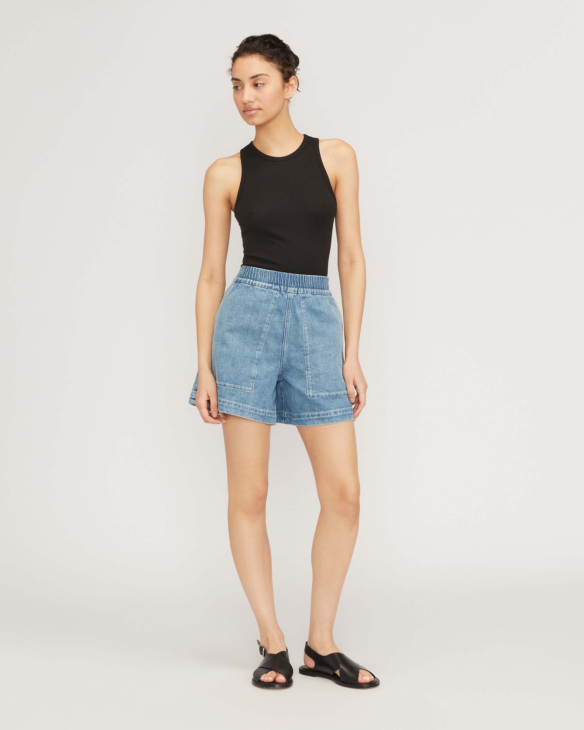 The Denim Utility Short Shallow Water – Everlane