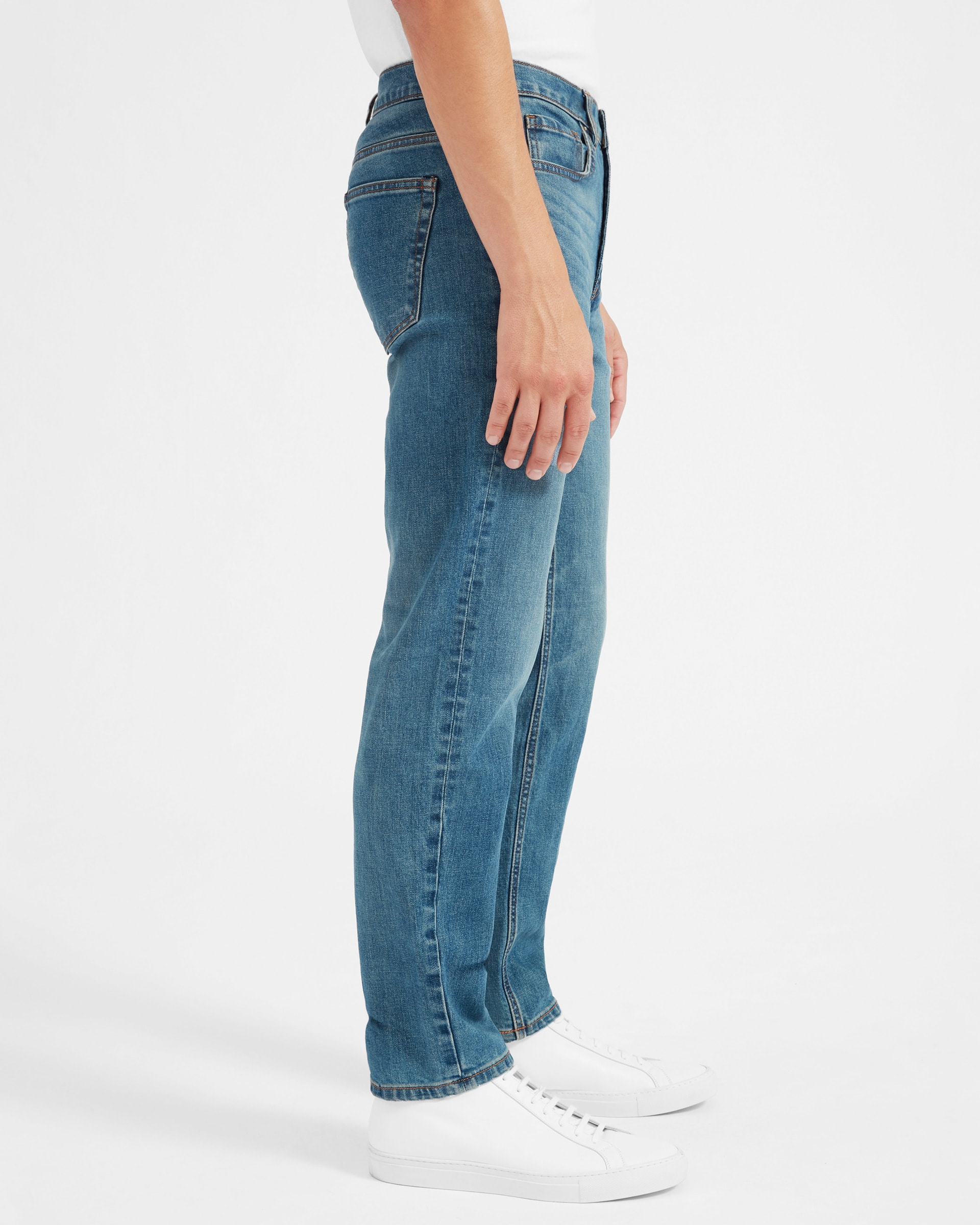 The Straight Fit Jean Mid Blue – Everlane