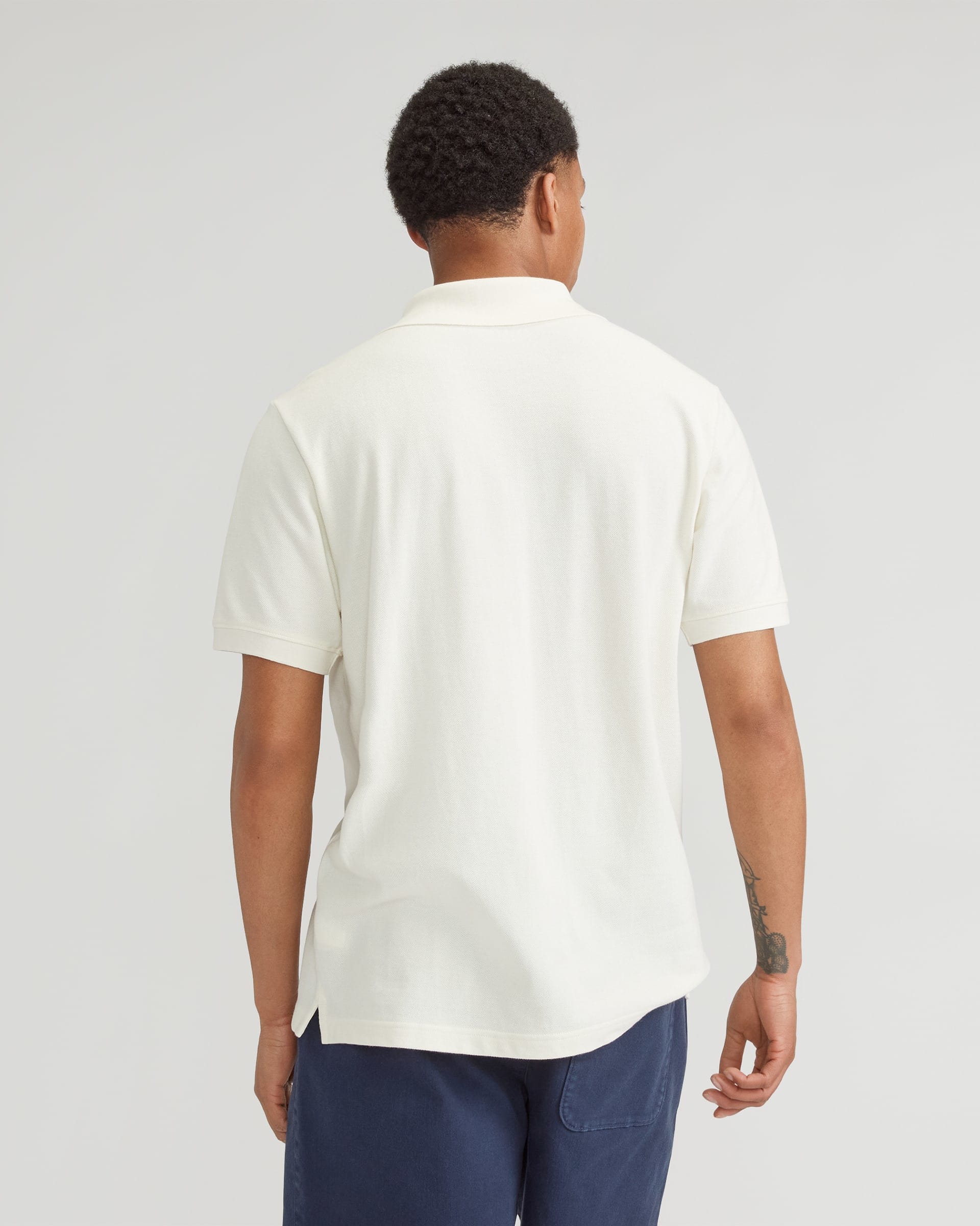 The Pique Polo Bone – Everlane