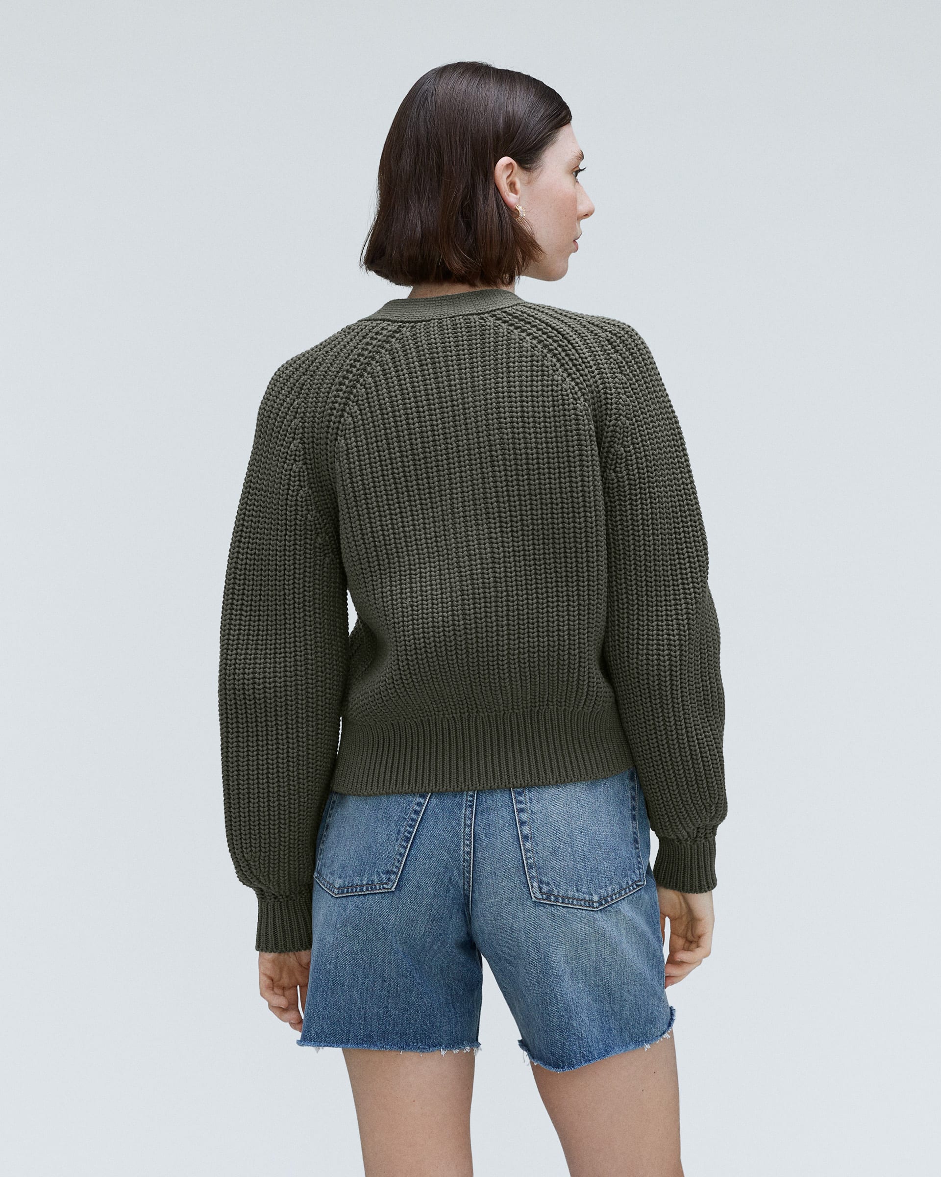 The Texture Cotton Cardigan Kambaba – Everlane