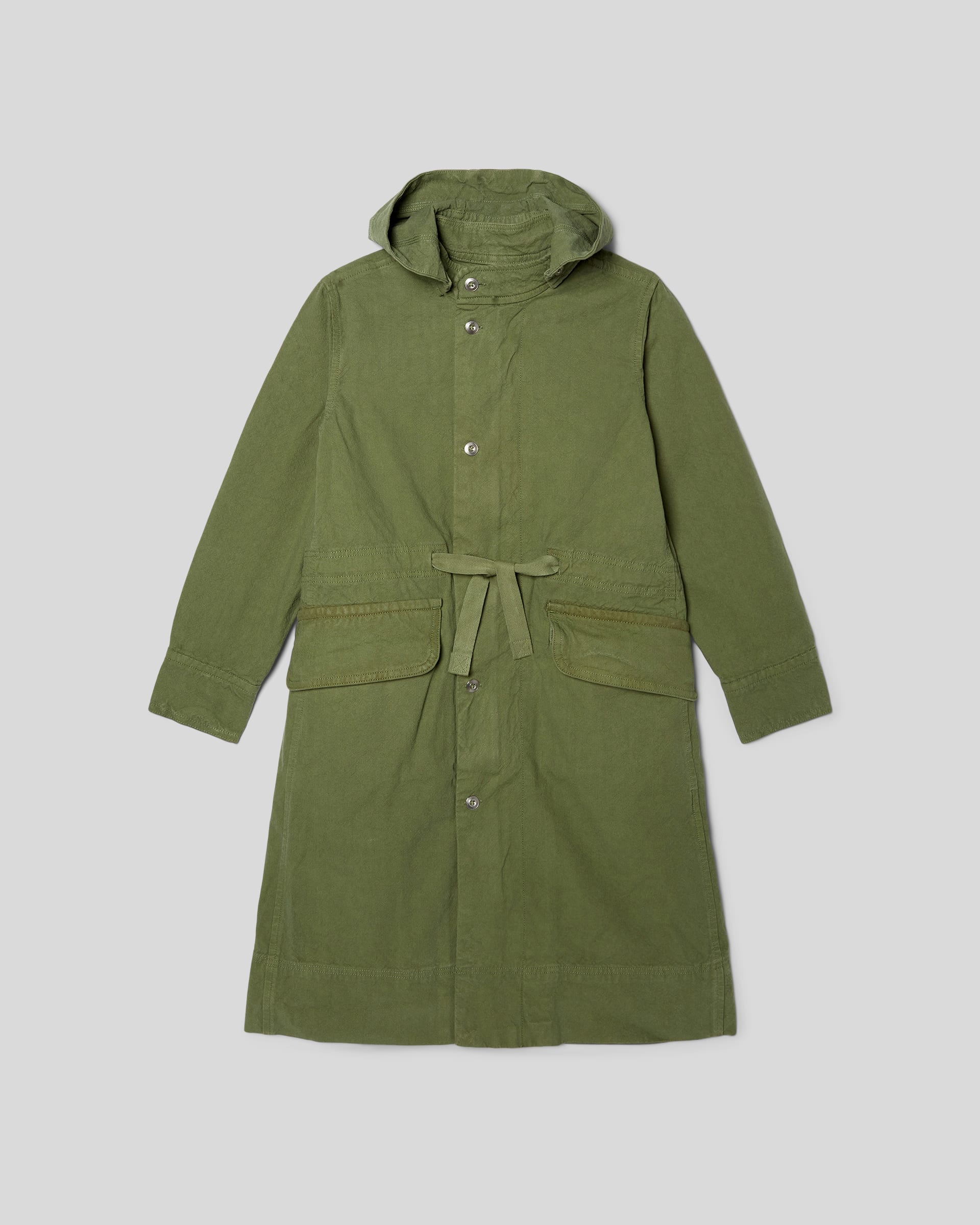 The Canvas Organic Cotton Parka Forest Green – Everlane