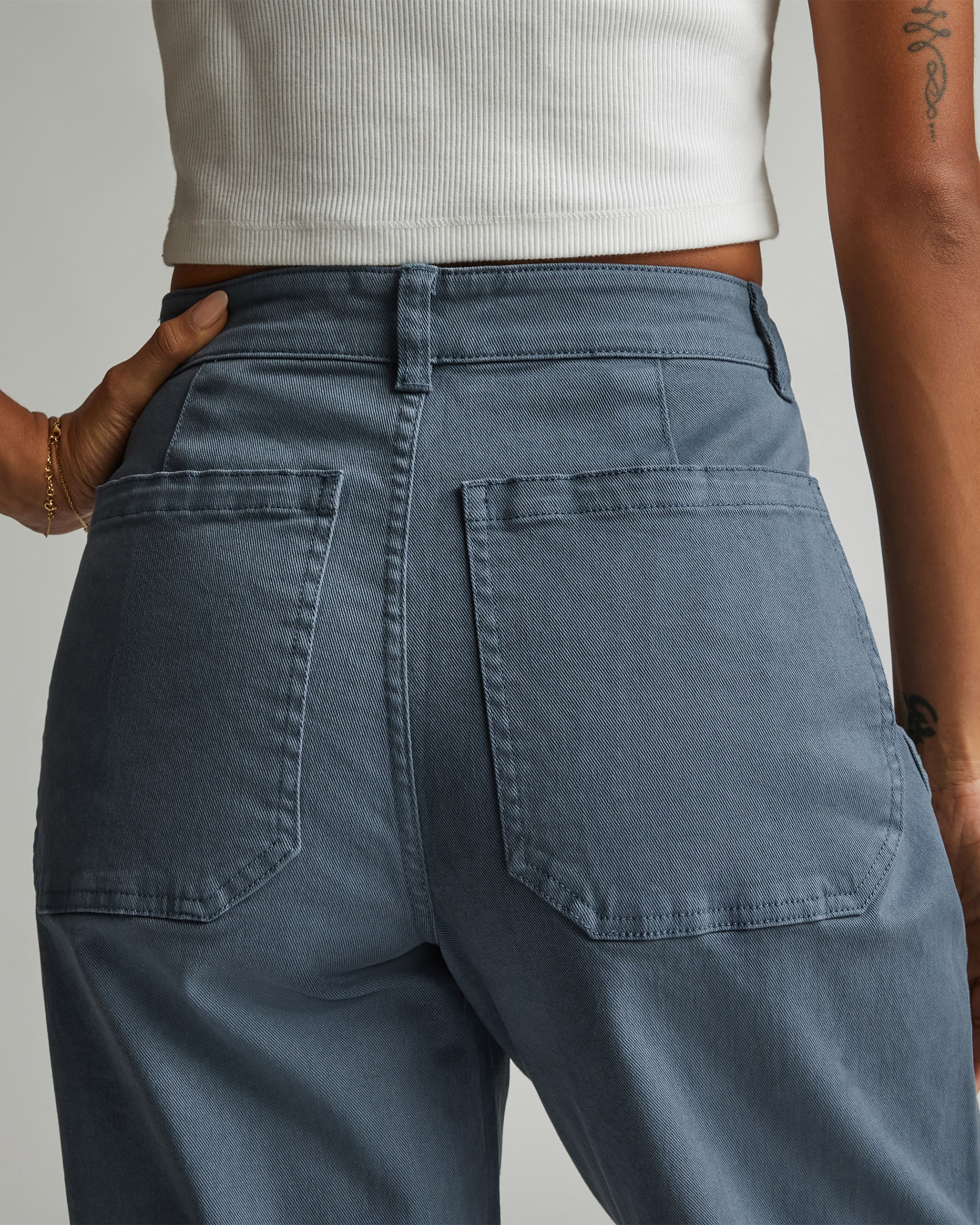 The Utility Barrel Pant Faded Blue – Everlane