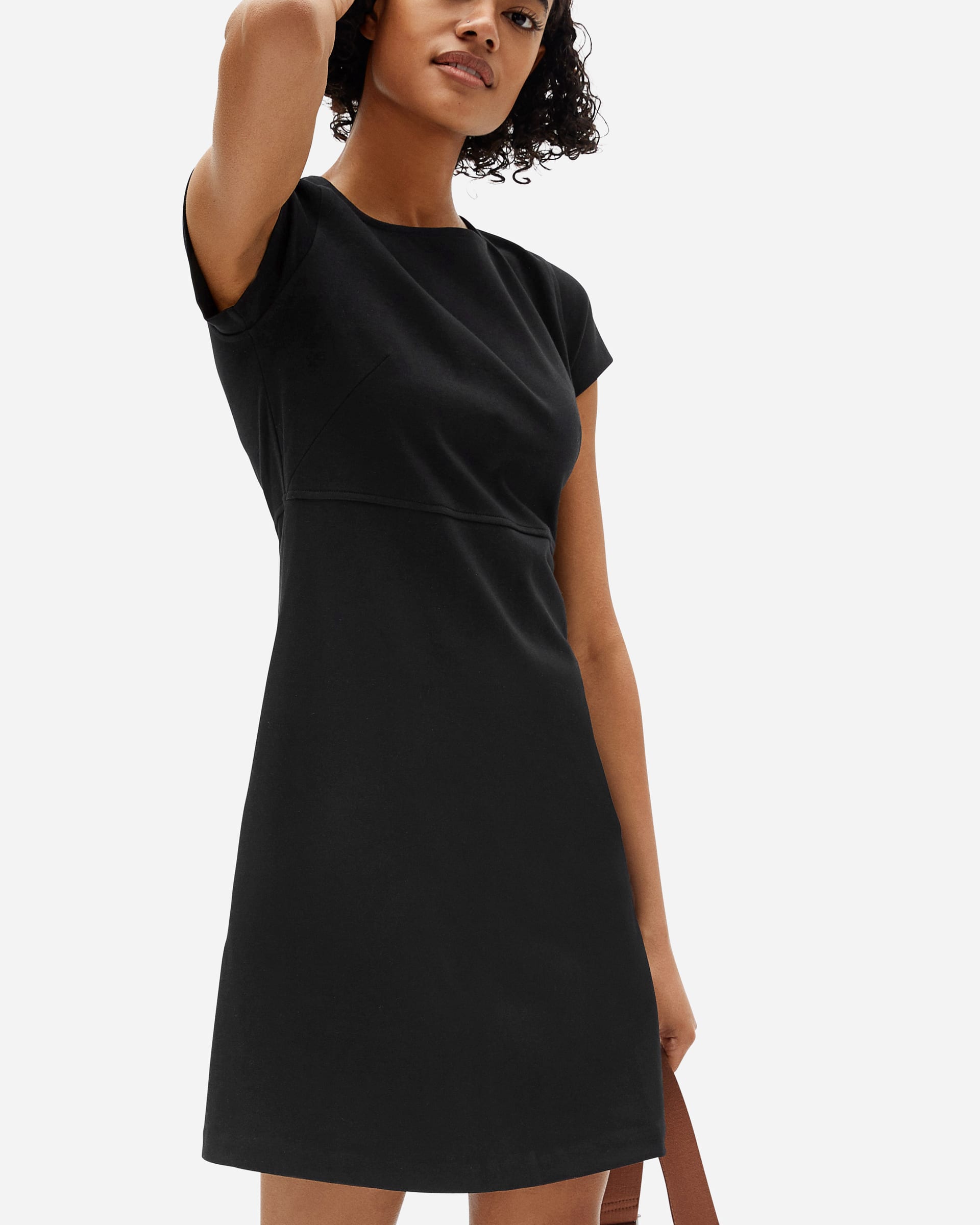 The "Party Of One" Tee Dress Black – Everlane
