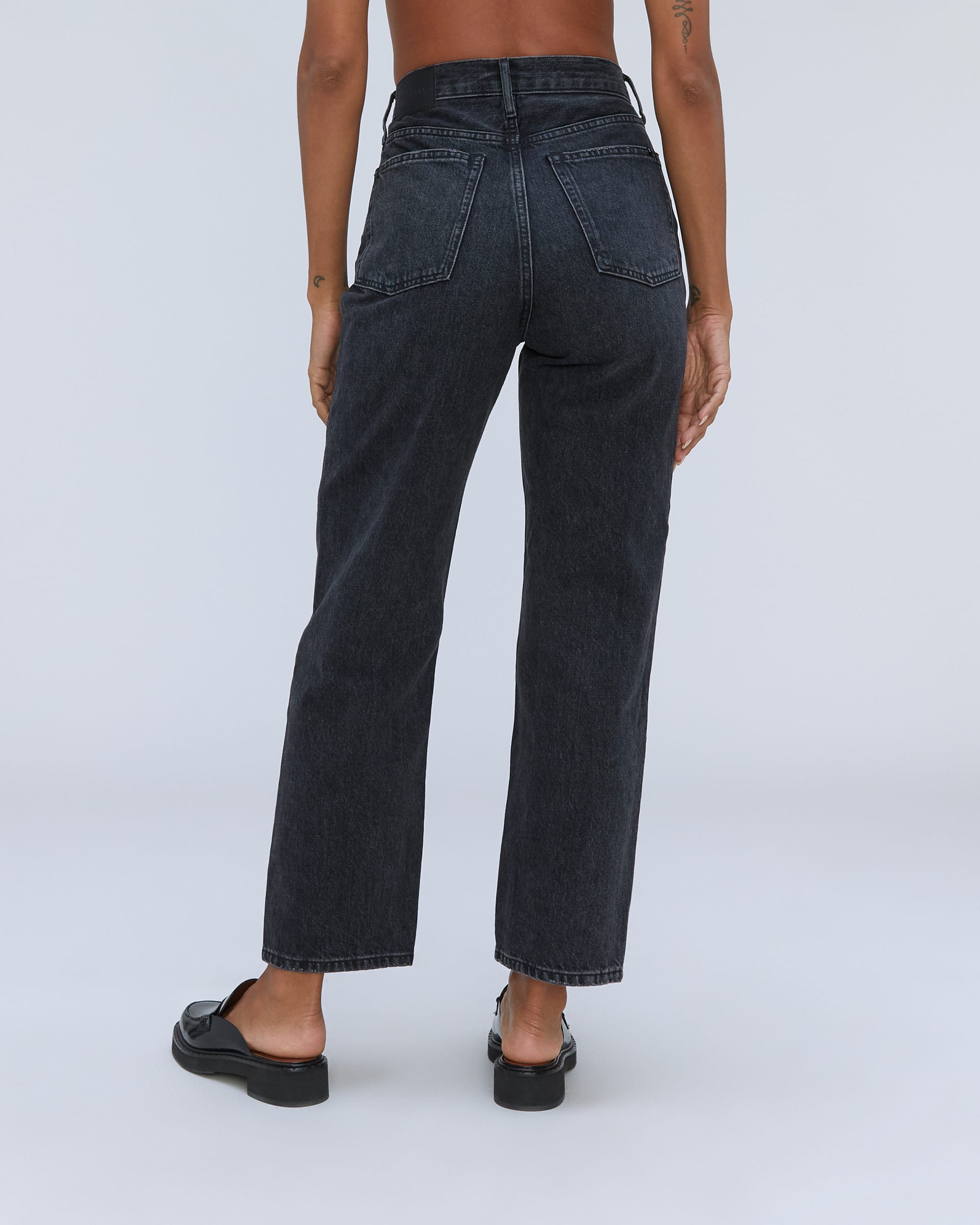 The Rigid Way-High® Jean Worn-In Black – Everlane