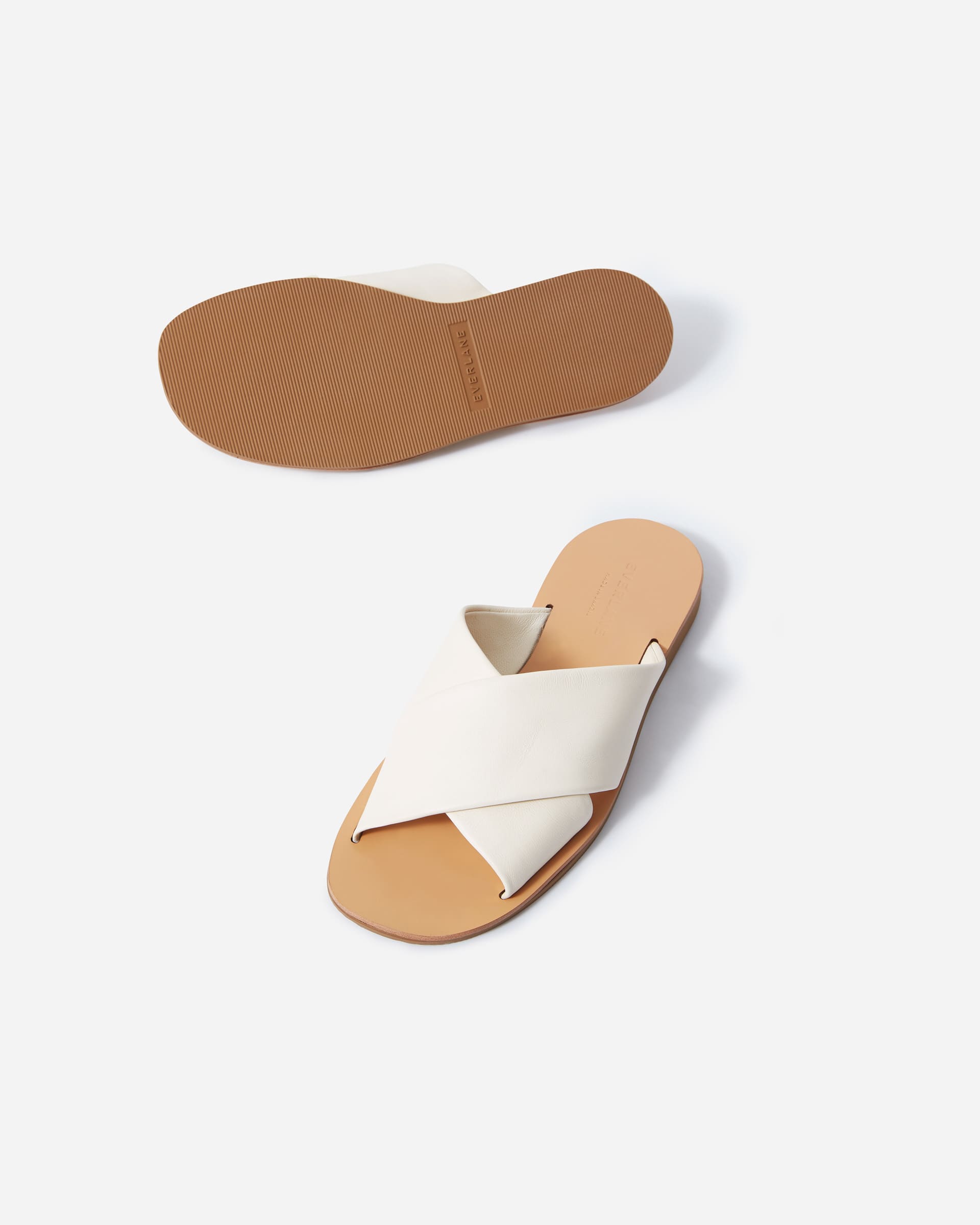 The Day Crossover Sandal Cream – Everlane