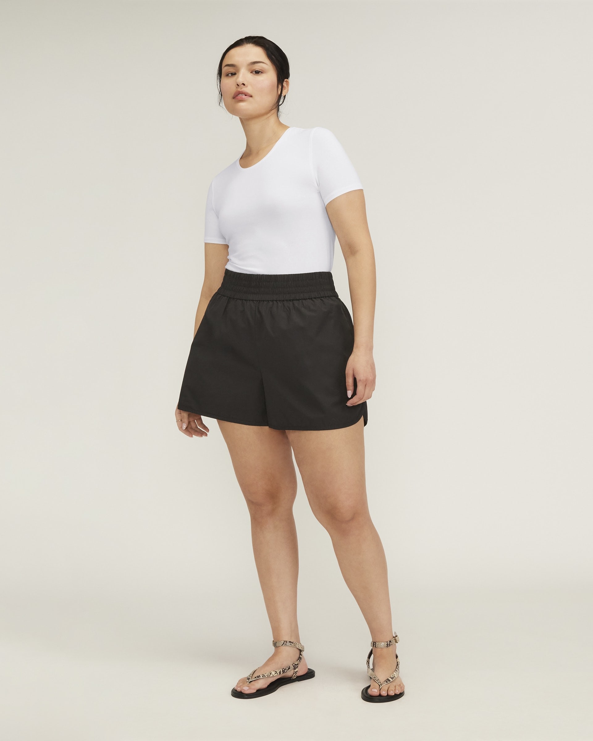 The Supima® Form Crew Neck Tee White – Everlane