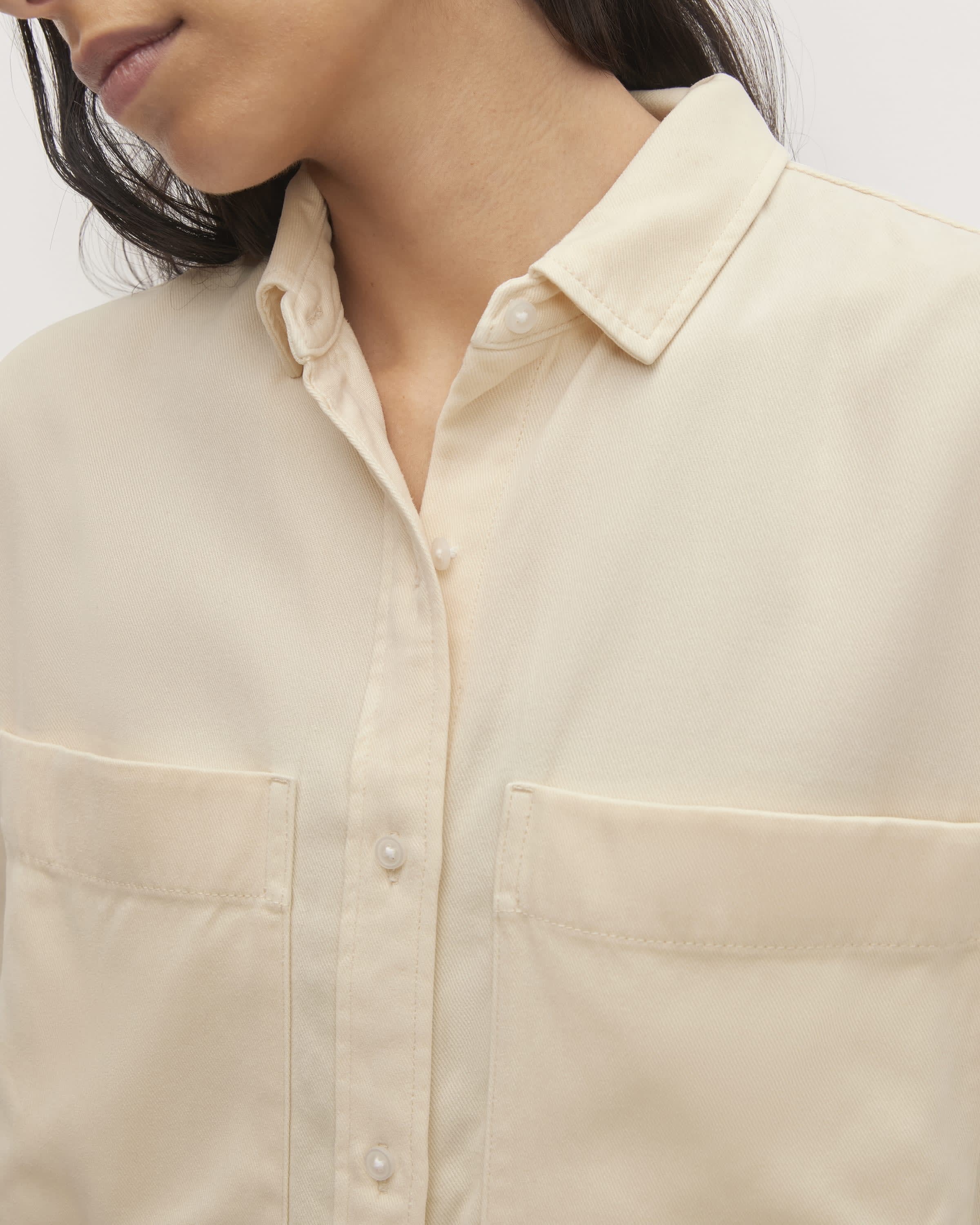 The TENCEL™ Boxy Shirt Parchment – Everlane