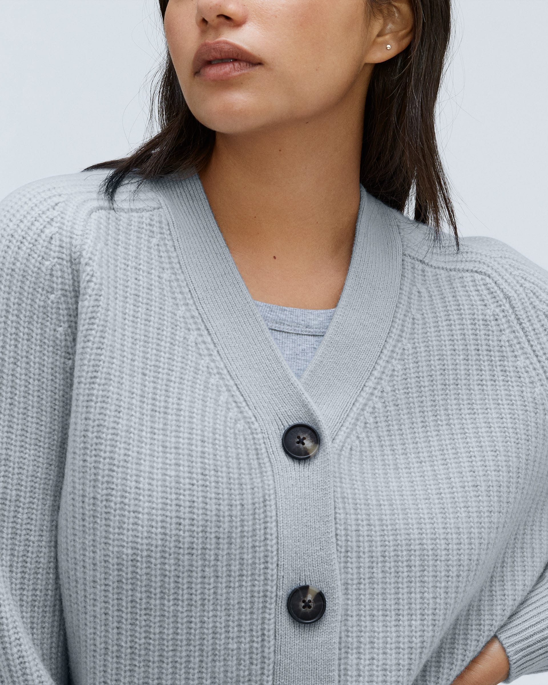 The Felted Merino Cardigan Sky – Everlane