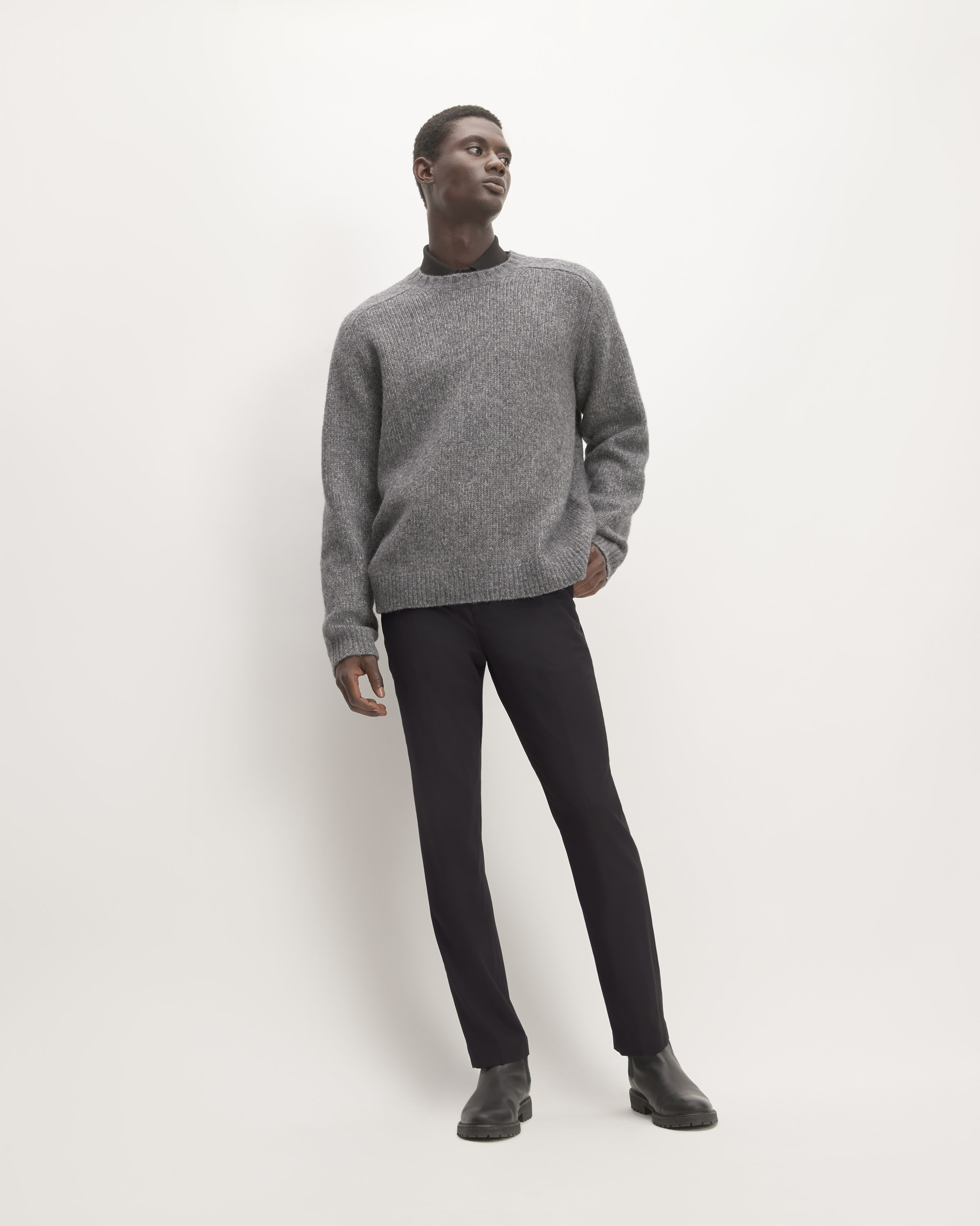 The Italian Wool Pant Black – Everlane