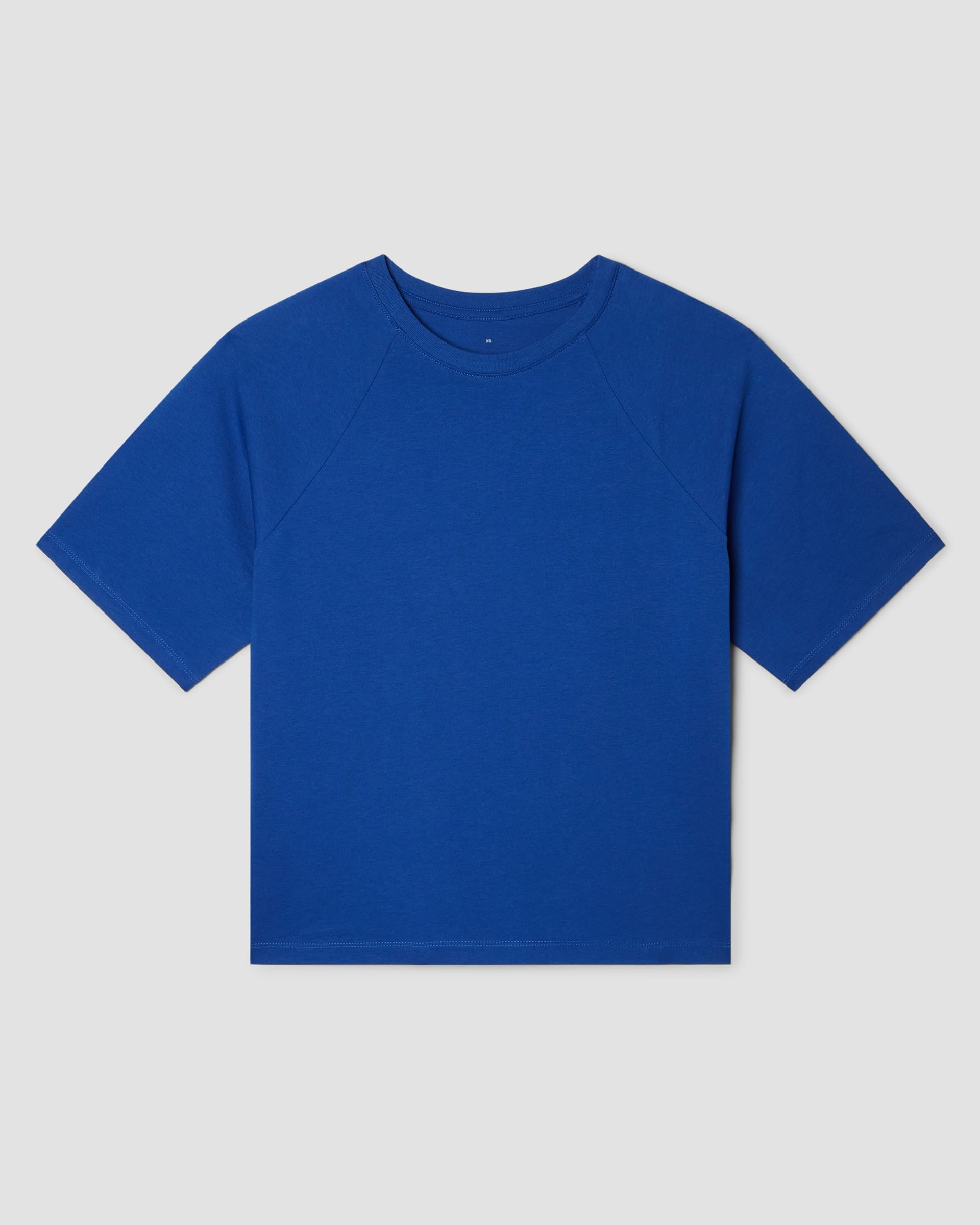 The Organic Cotton Raglan Tee Mazarine Blue – Everlane