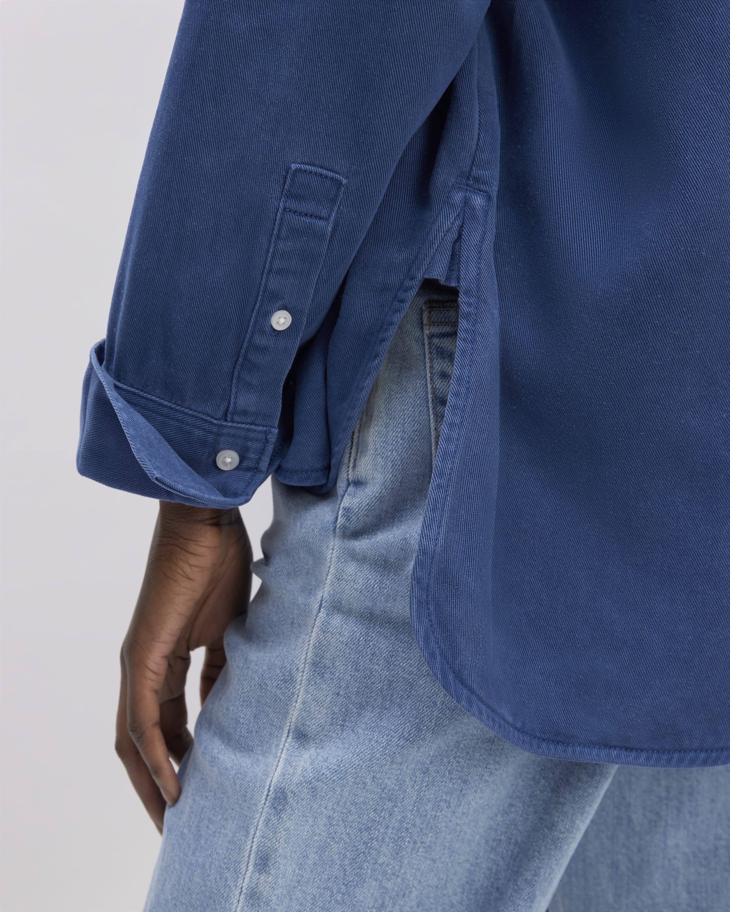 The TENCEL™ Boxy Shirt Bellwether Blue – Everlane
