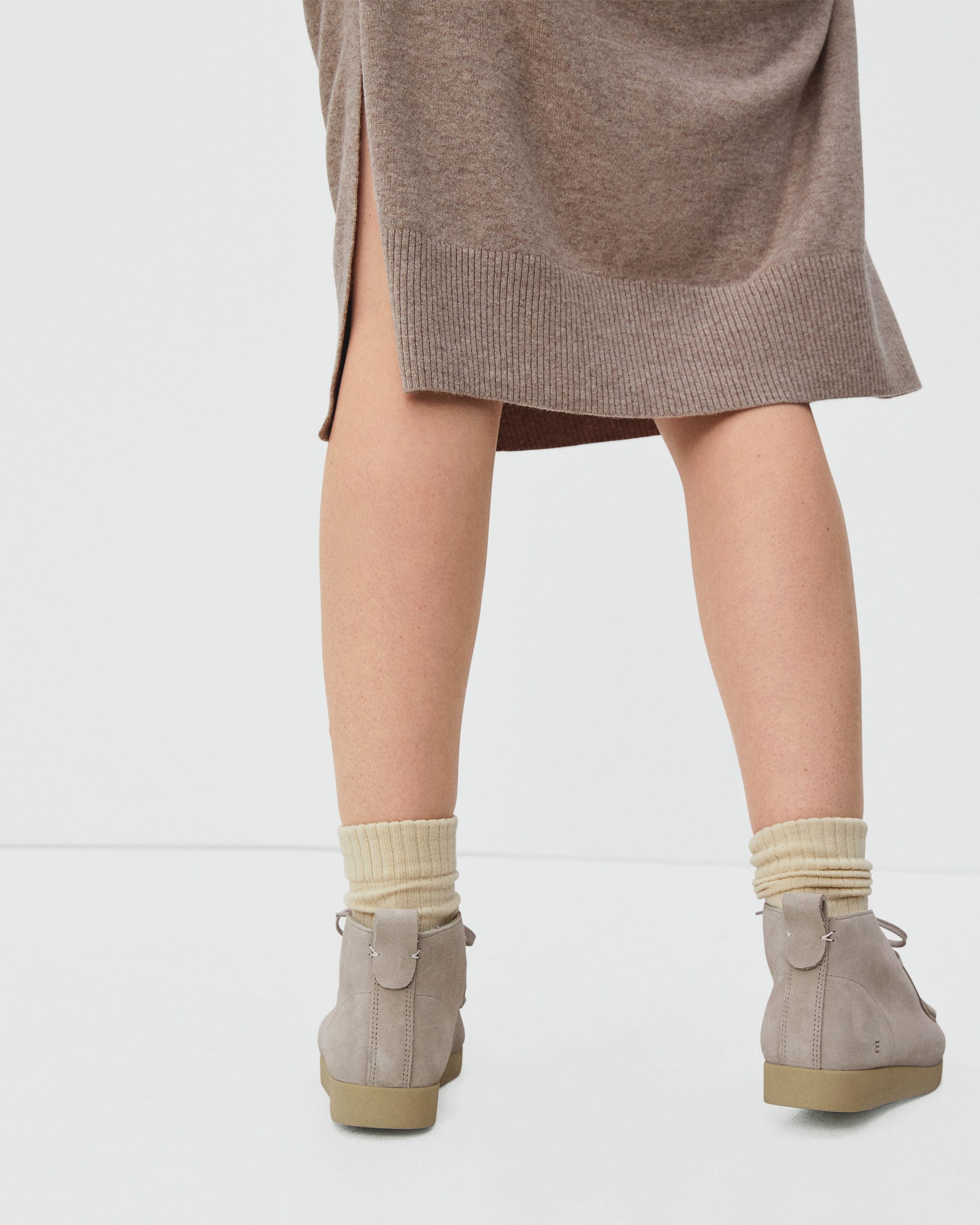 The Moc-Toe Boot Stone Suede – Everlane