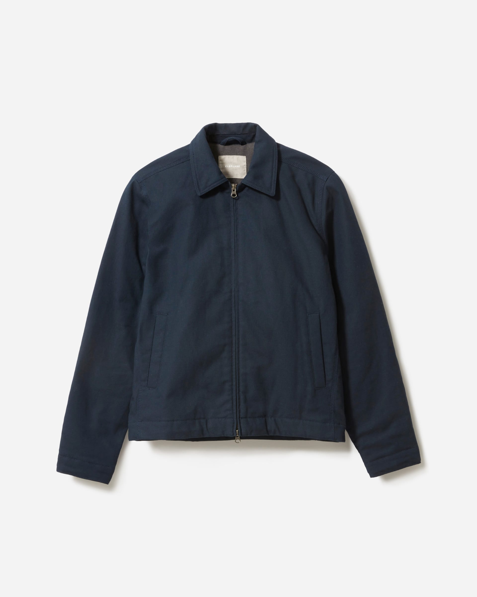 The Filled Canvas Jacket Deep Navy – Everlane