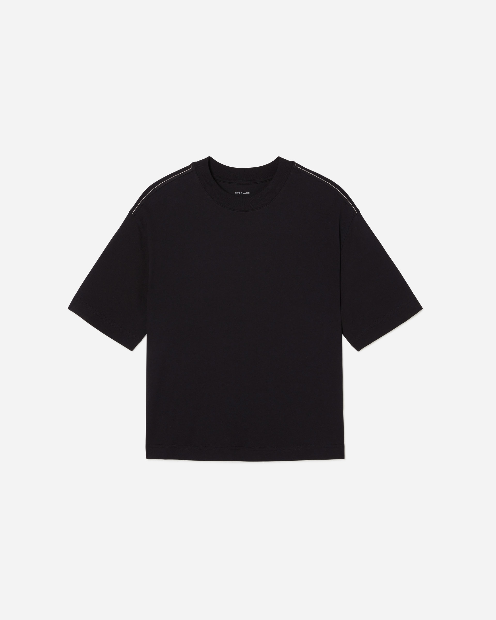 The Premium Weight Relaxed Tee Black – Everlane