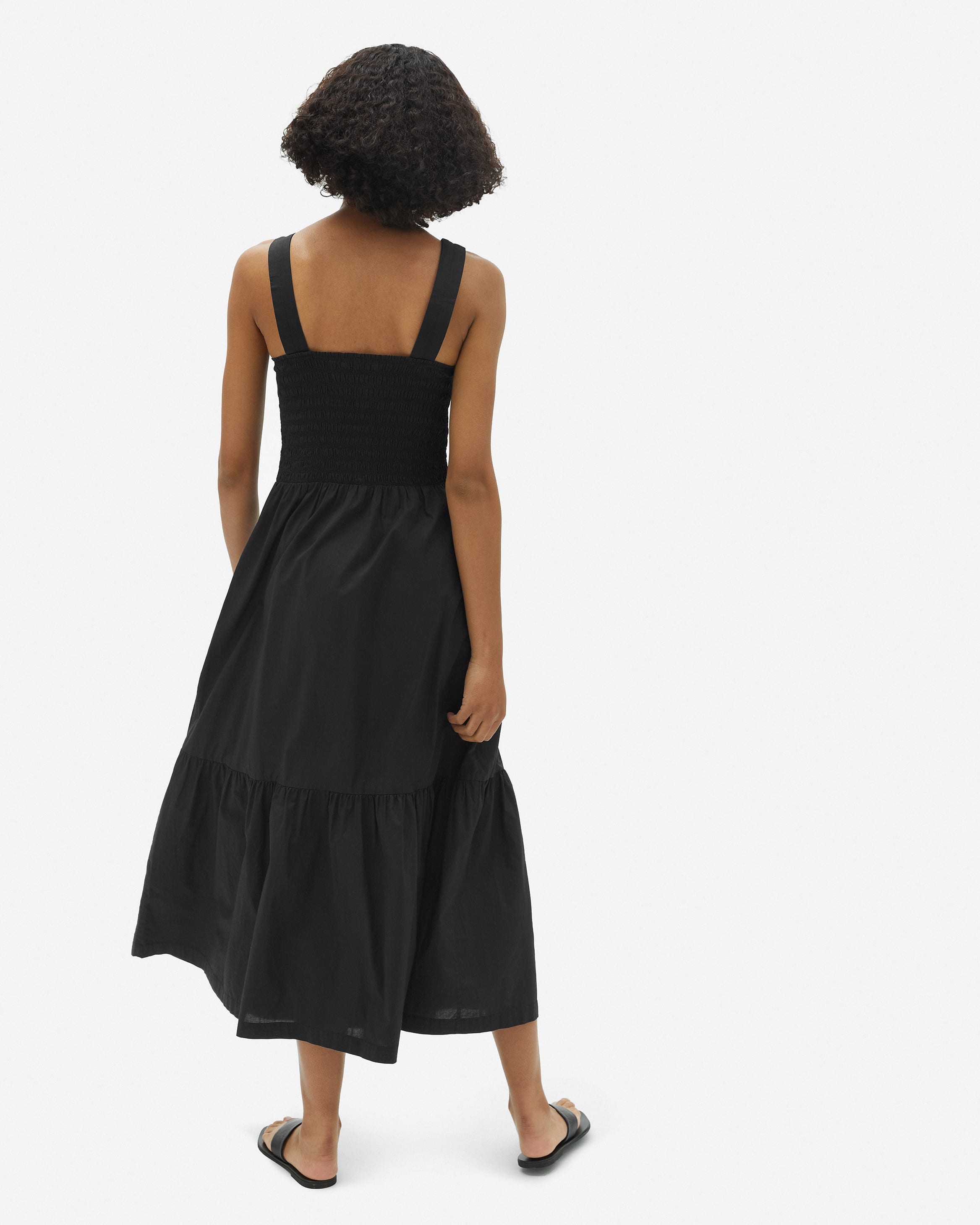The Smock Dress Black – Everlane