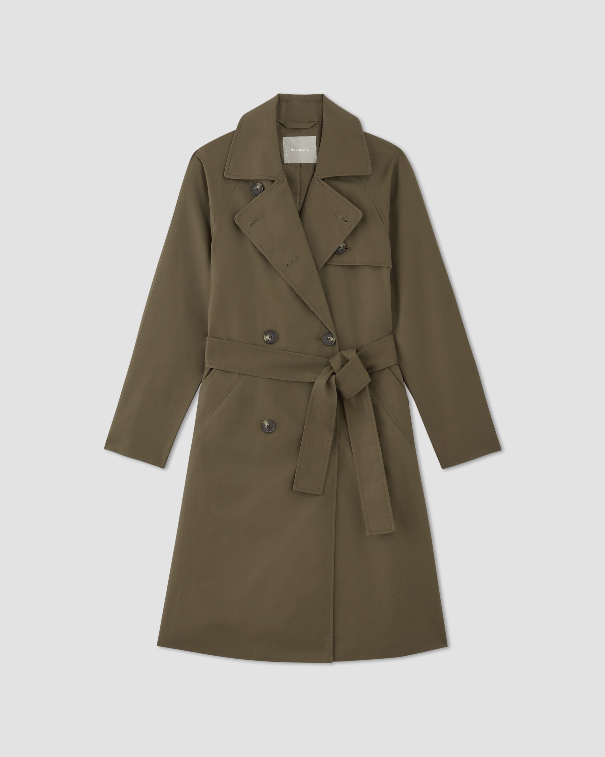 The Cotton Modern Trench Coat Beech – Everlane