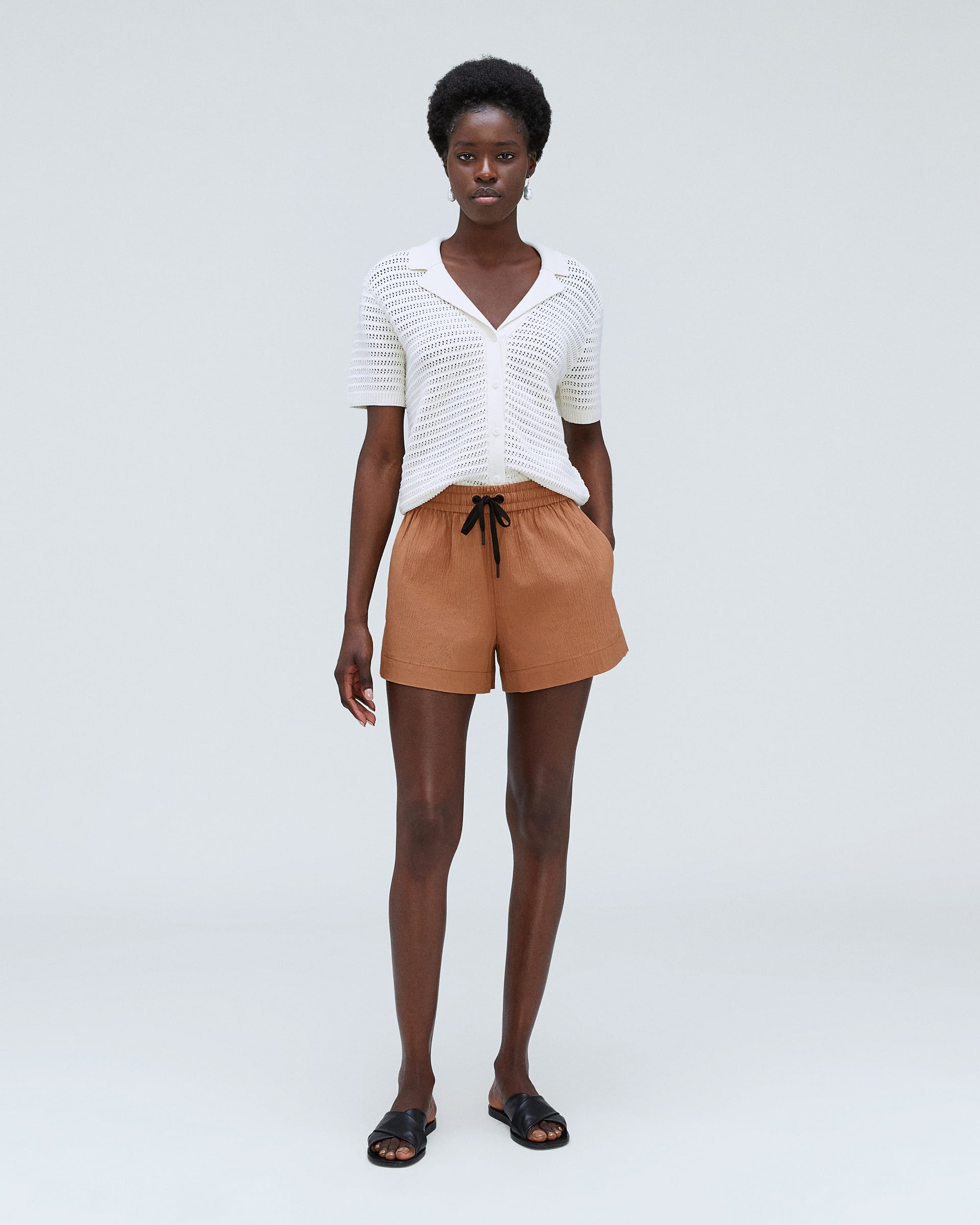 The Seersucker Boxer Short Tawny Brown – Everlane