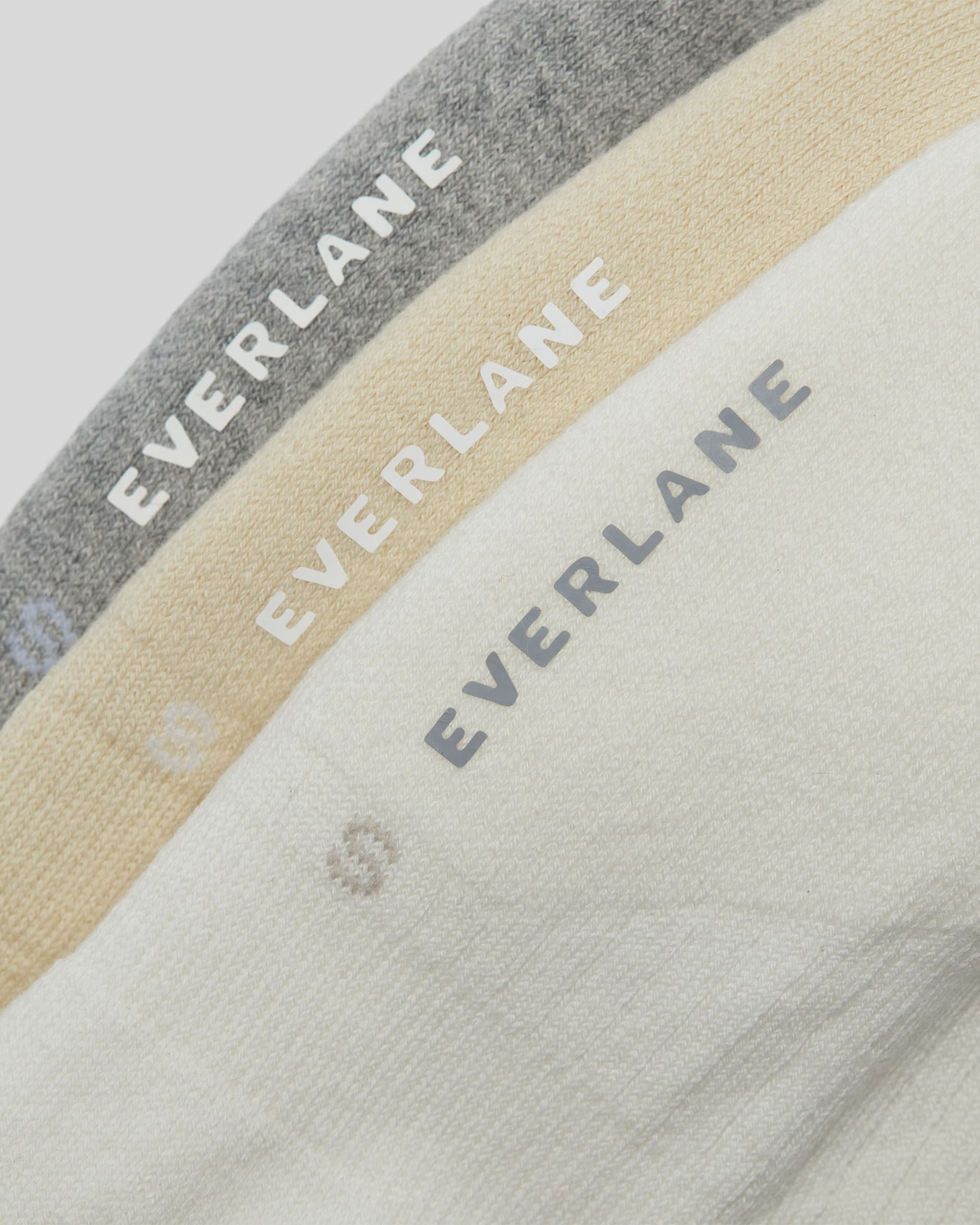 The Organic Cotton No-Show Sock 3-Pack Neutral Multi – Everlane