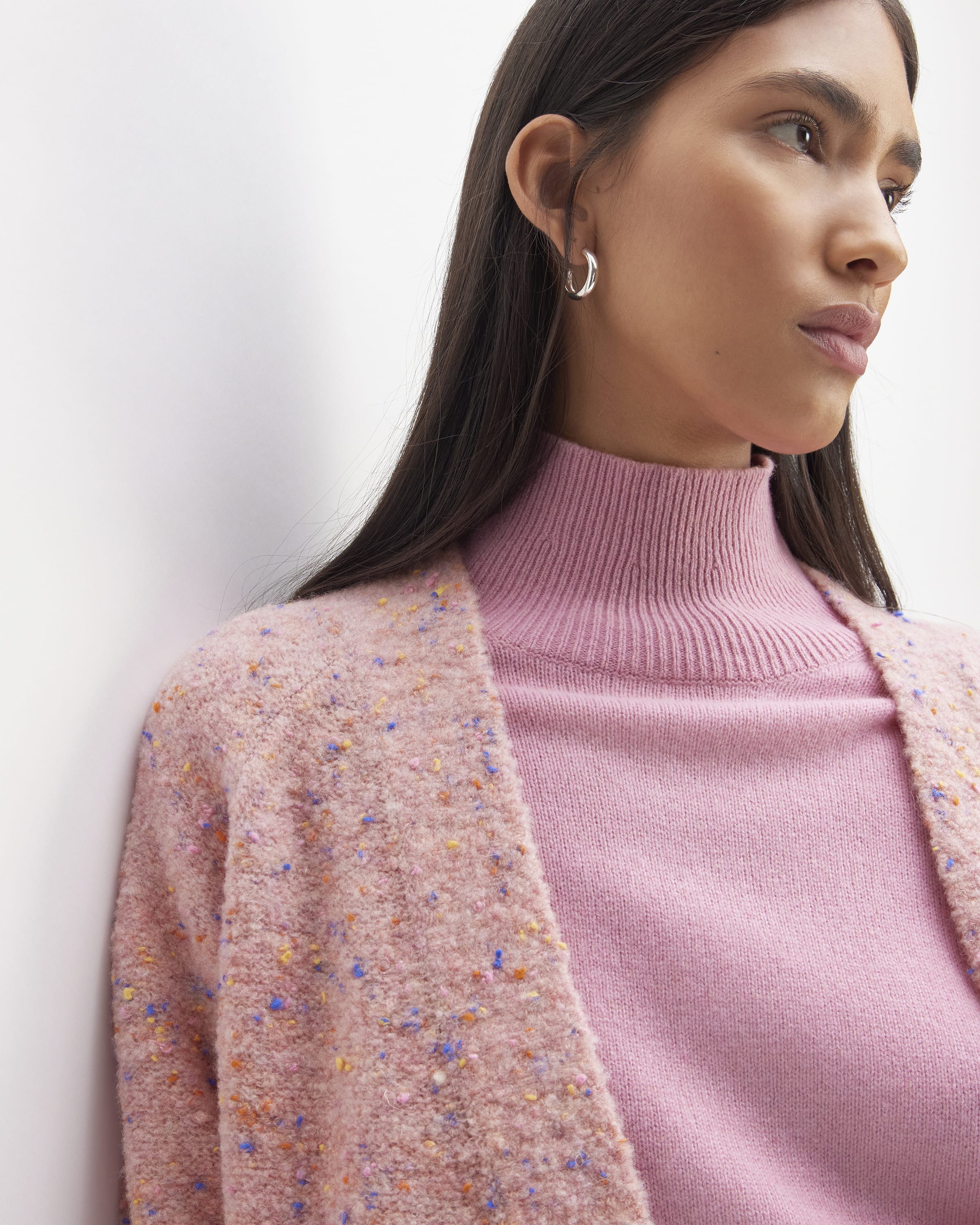 The Confetti Cardigan Pink Multi – Everlane