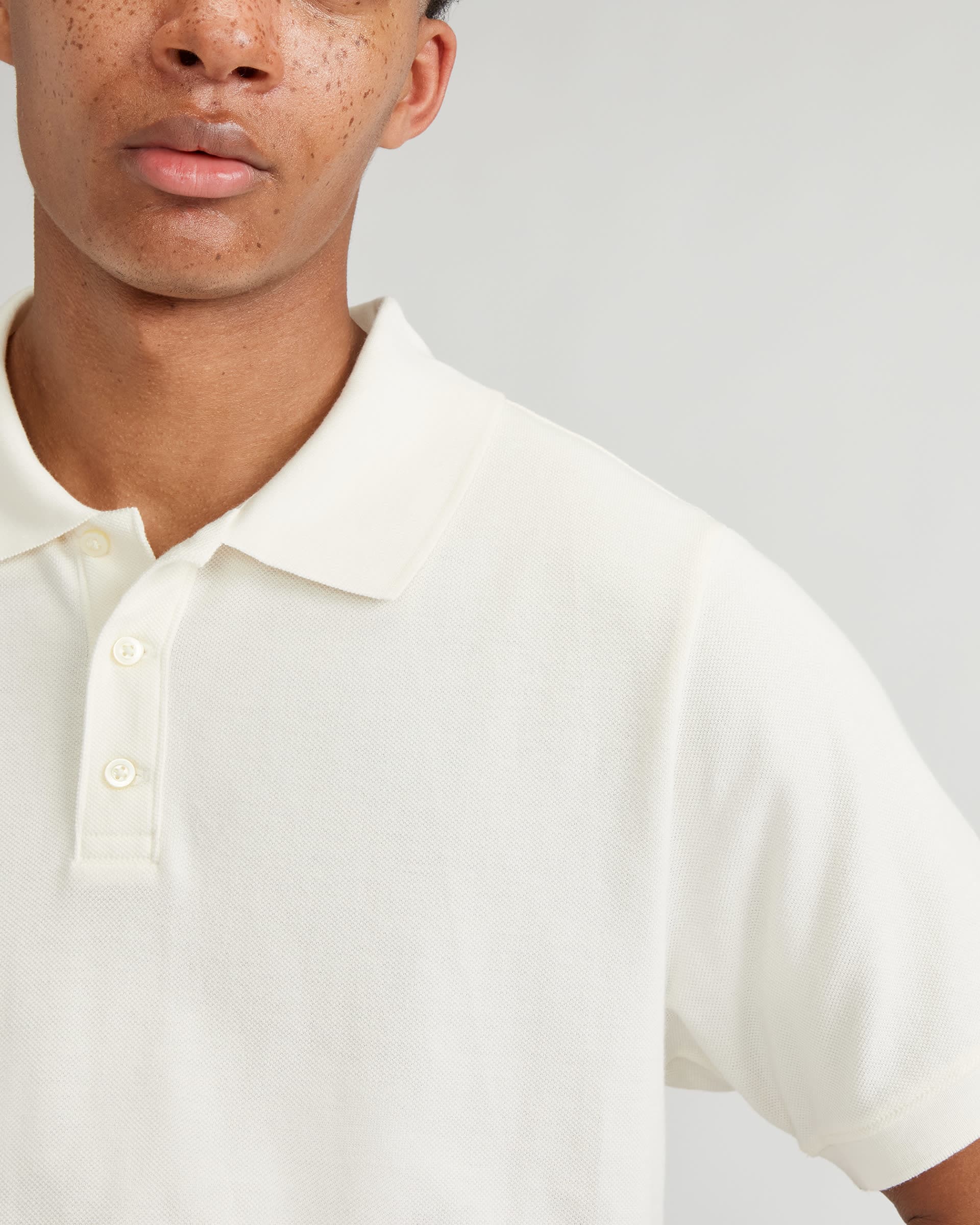 The Pique Polo Bone – Everlane