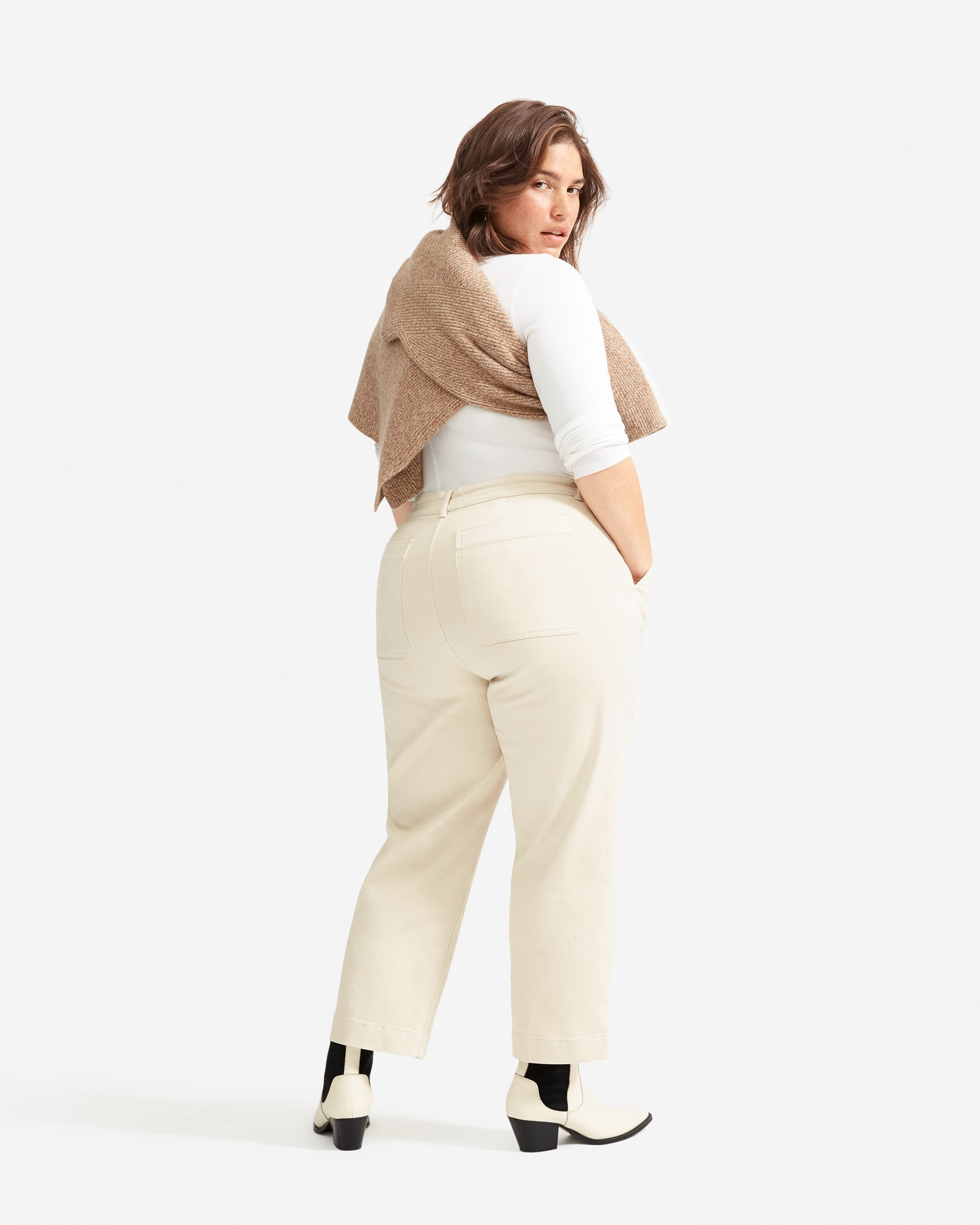 The Straight-Leg Crop Sandstone – Everlane