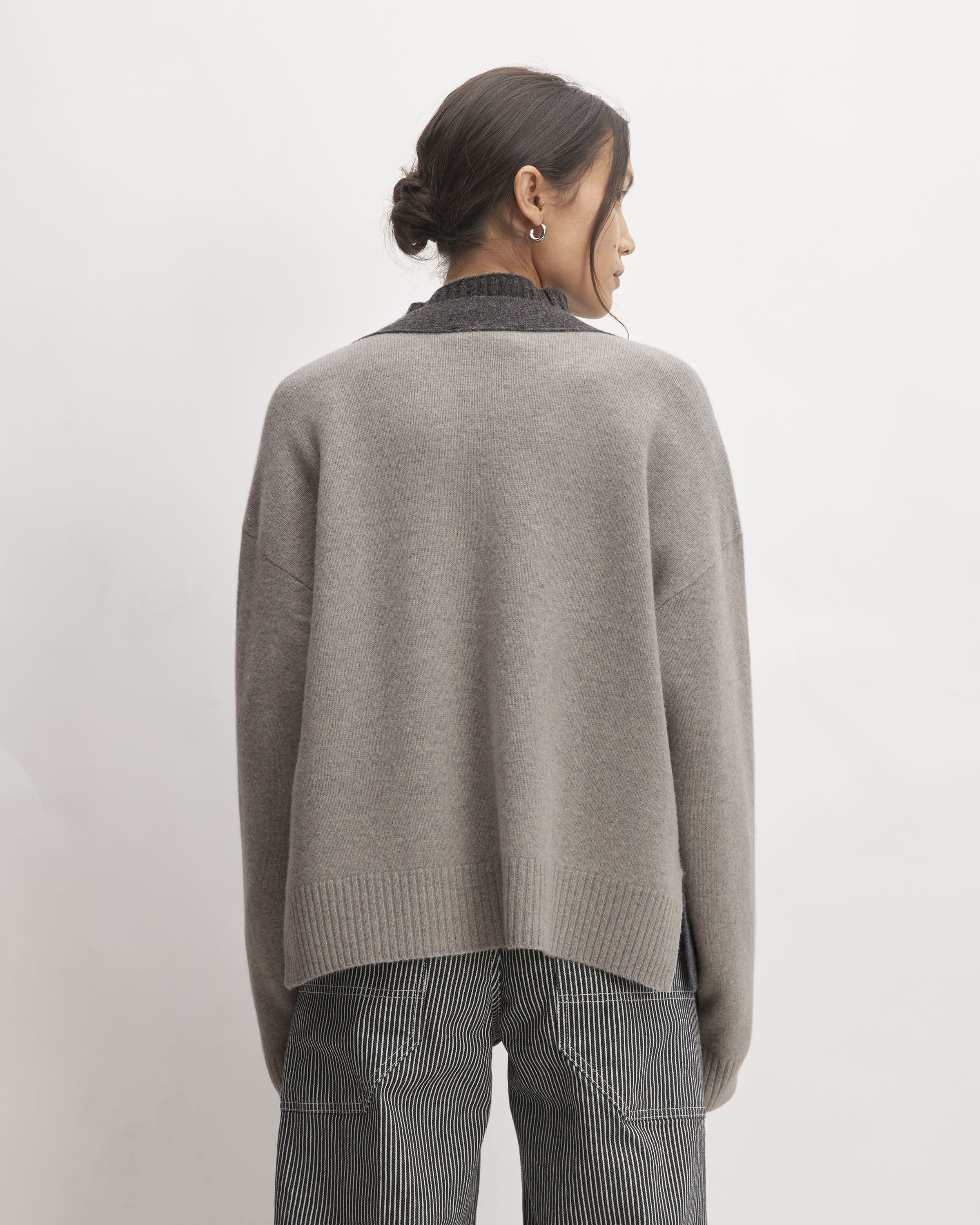 The Good Merino Wool Cardigan Graphite / Hare Grey – Everlane