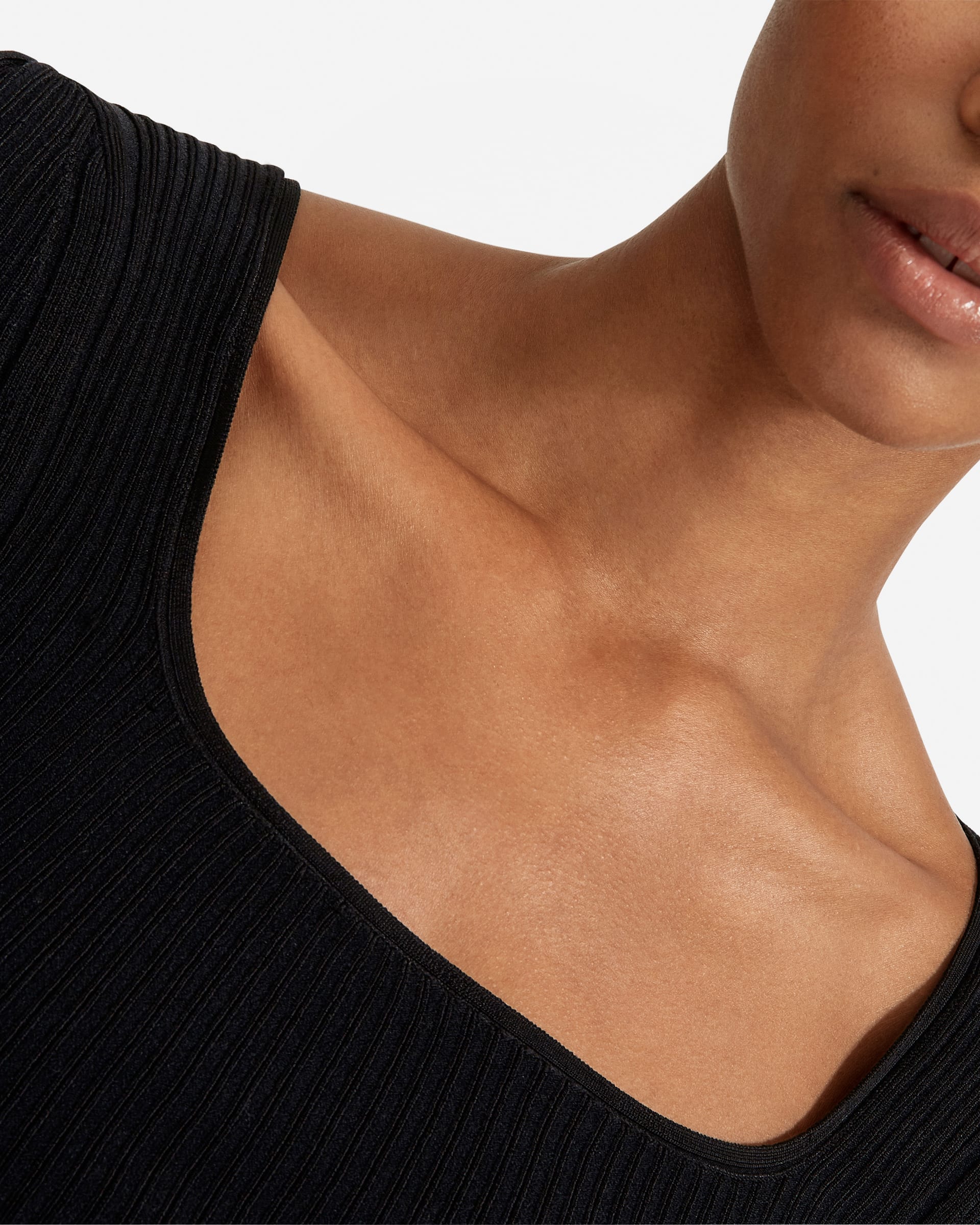 The Square Neck Top Black – Everlane
