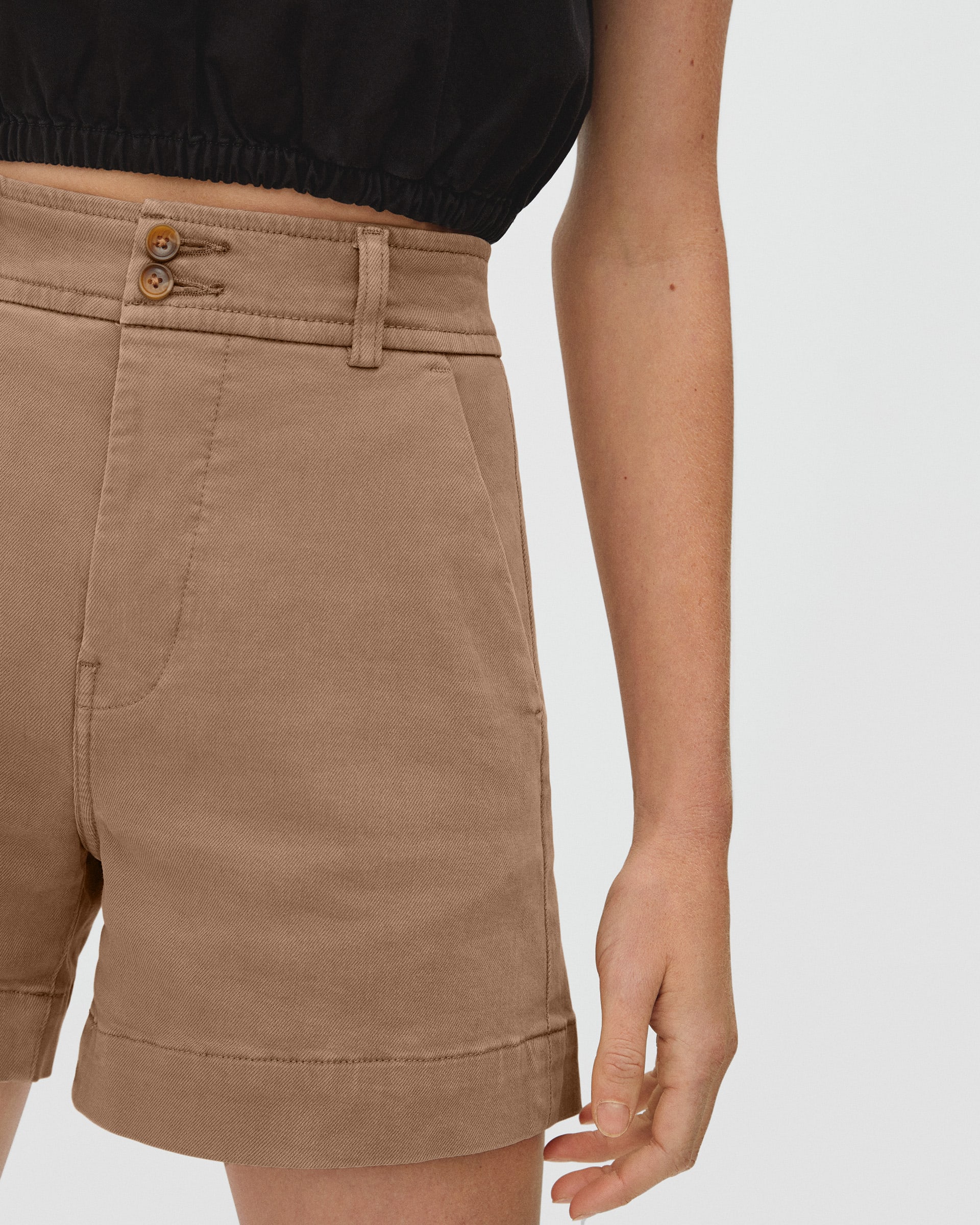 The Way-High® Twill Short Ash Brown – Everlane