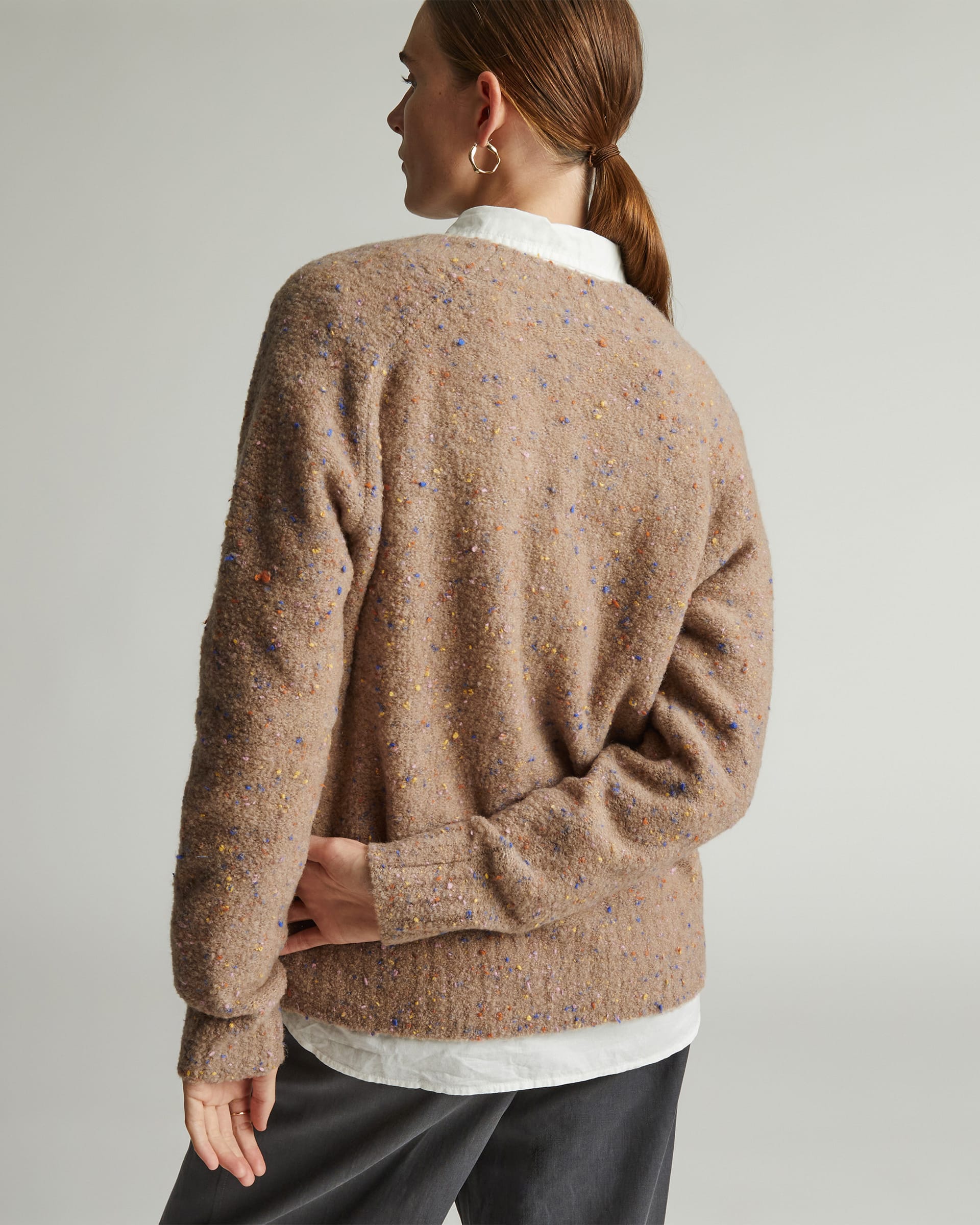 The Confetti Cardigan Taupe Multi – Everlane